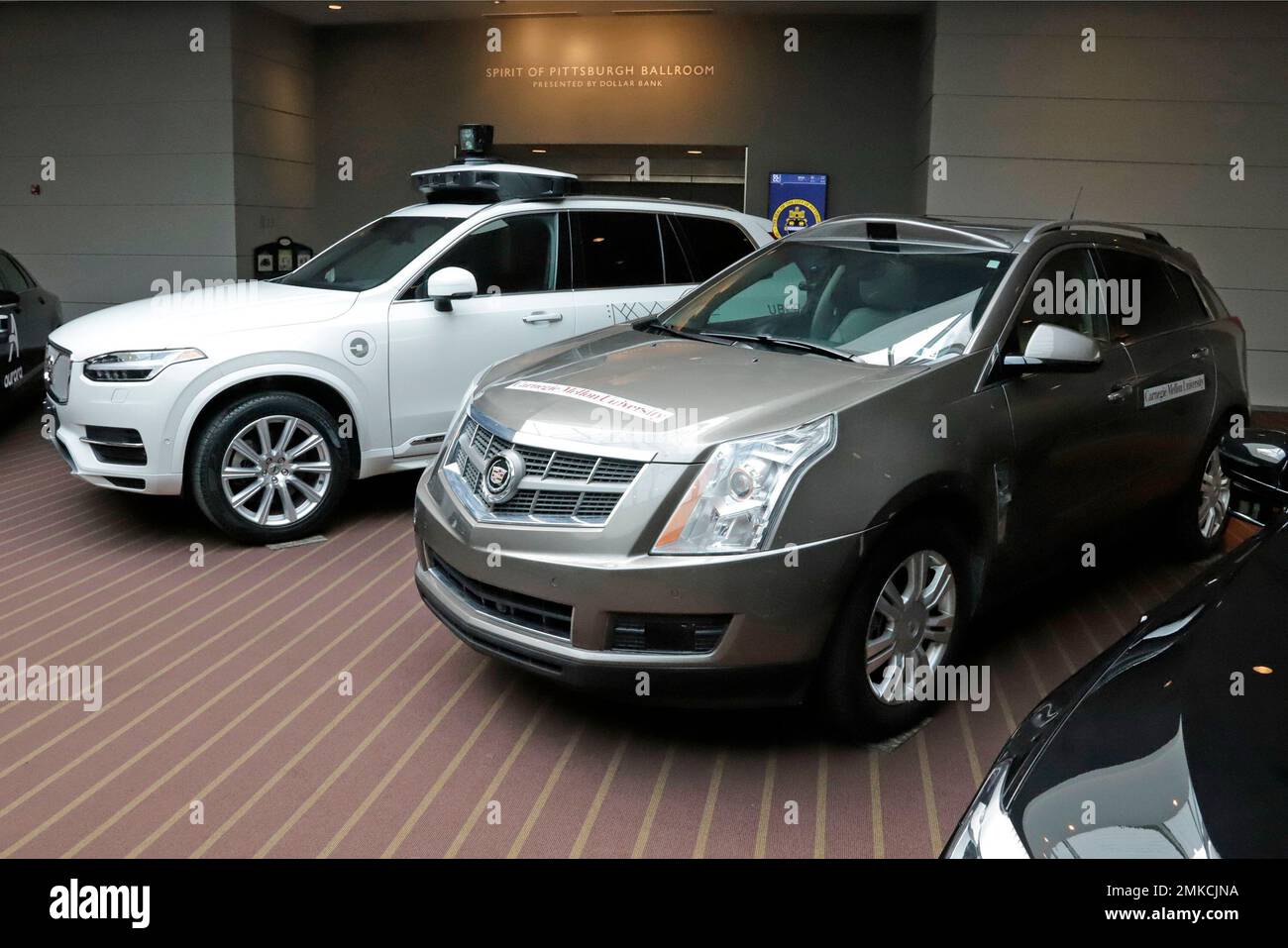 These are autonomous vehicles, a Cadillac designed by Carnegie-Mellon ...