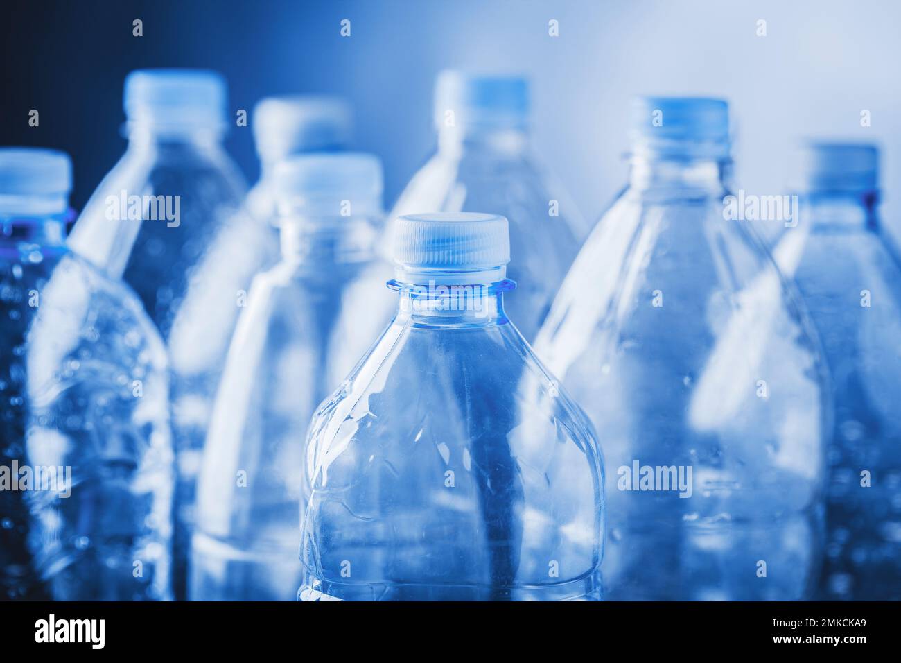 Recycling of empty plastic bottles, for separate waste collection and ...