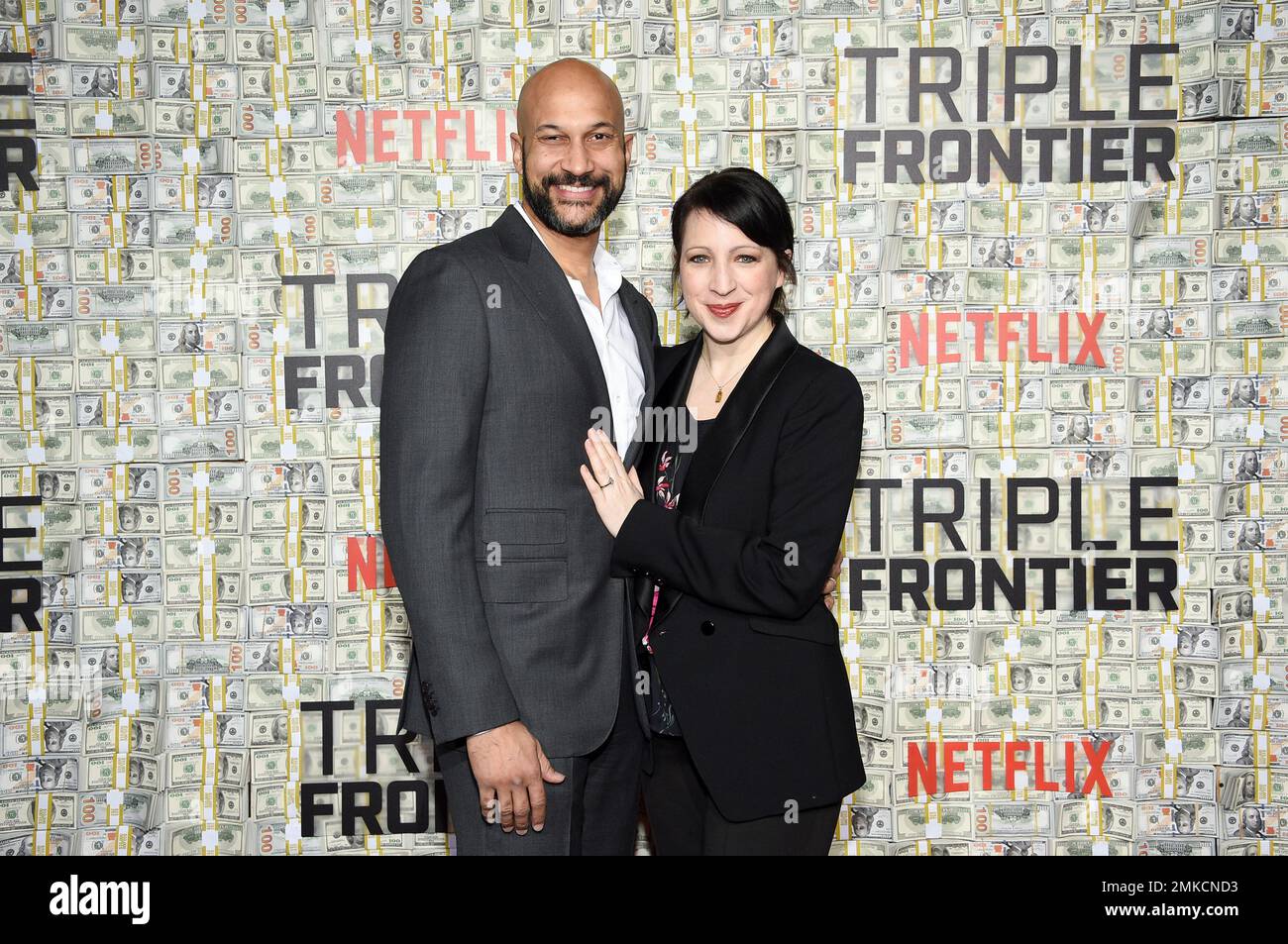Actor Keegan-Michael Key, left, and wife Elisa Pugliese attend the ...