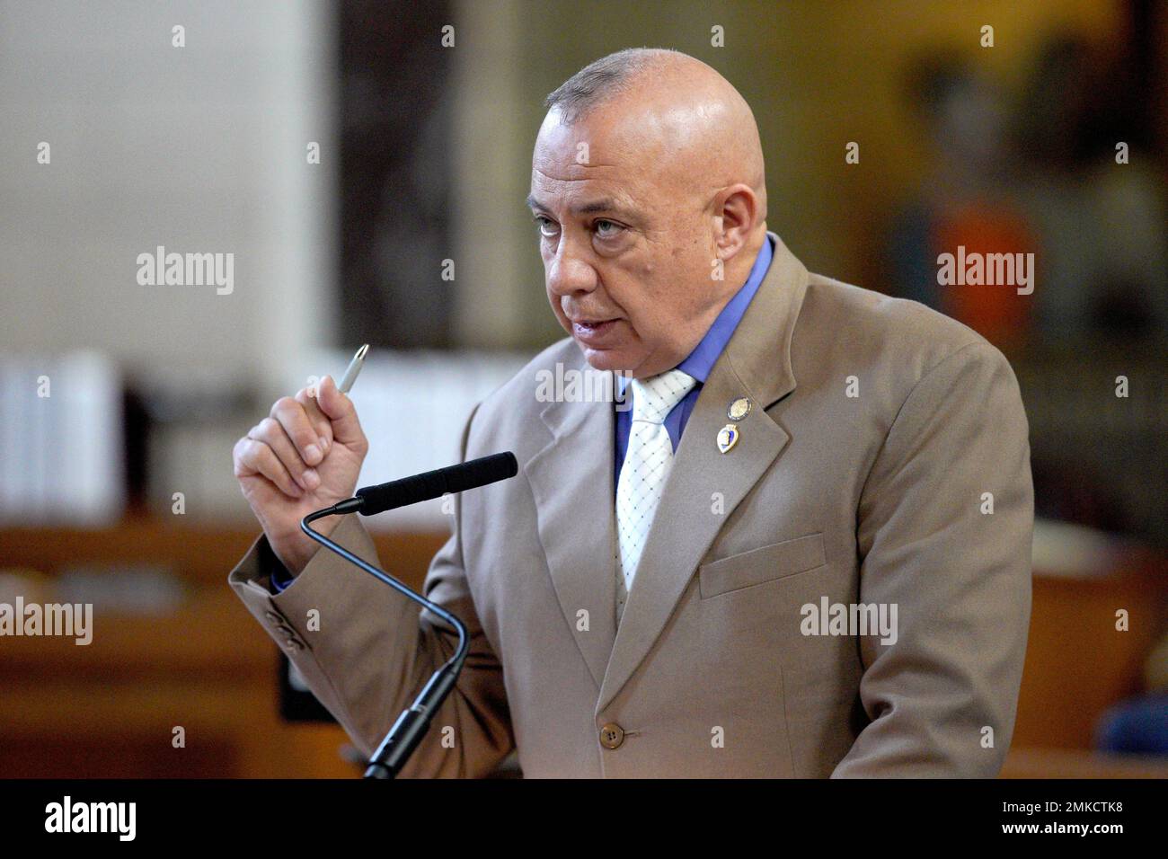 Nebraska State Sen. Tom Brewer of Gordon, in the Legislative Chamber in ...