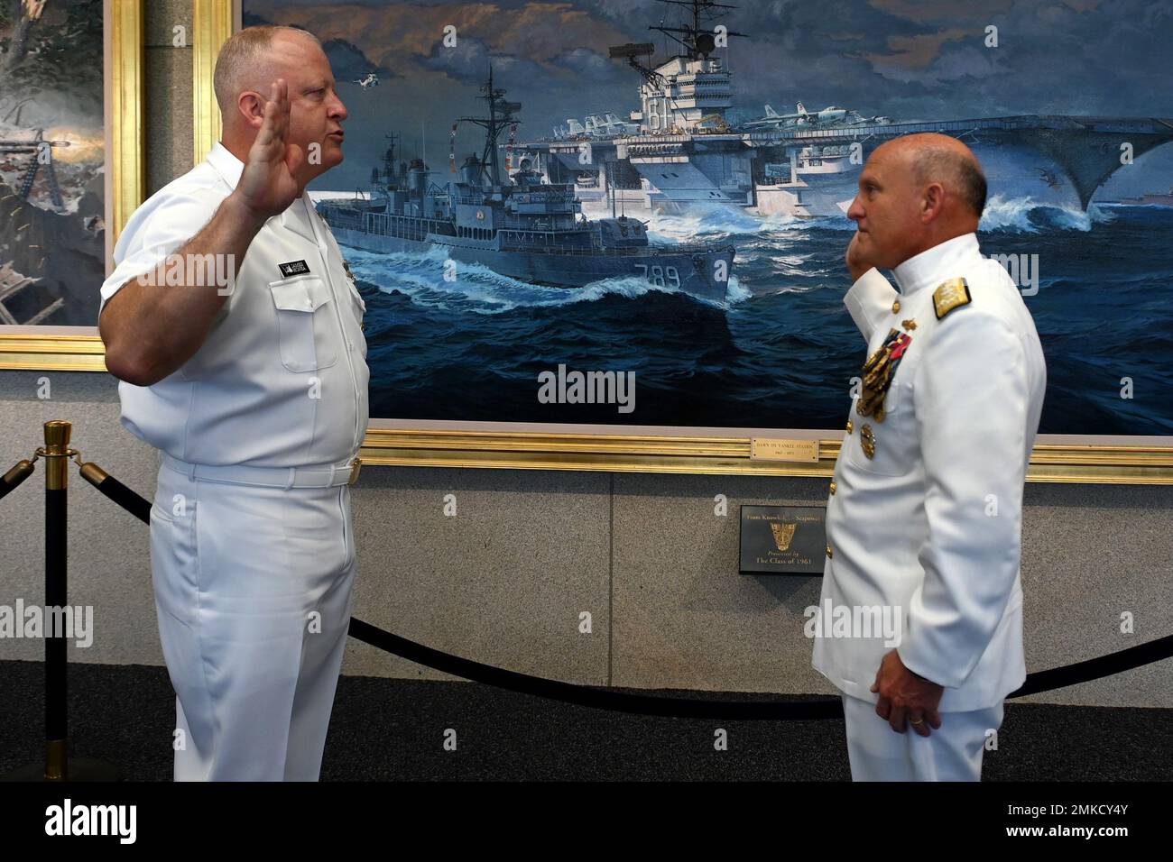 220908-N-UB993-1051 ANNAPOLIS, Md. (Sept. 8, 2022) Chief of Naval Operations Adm. Mike Gilday ...
