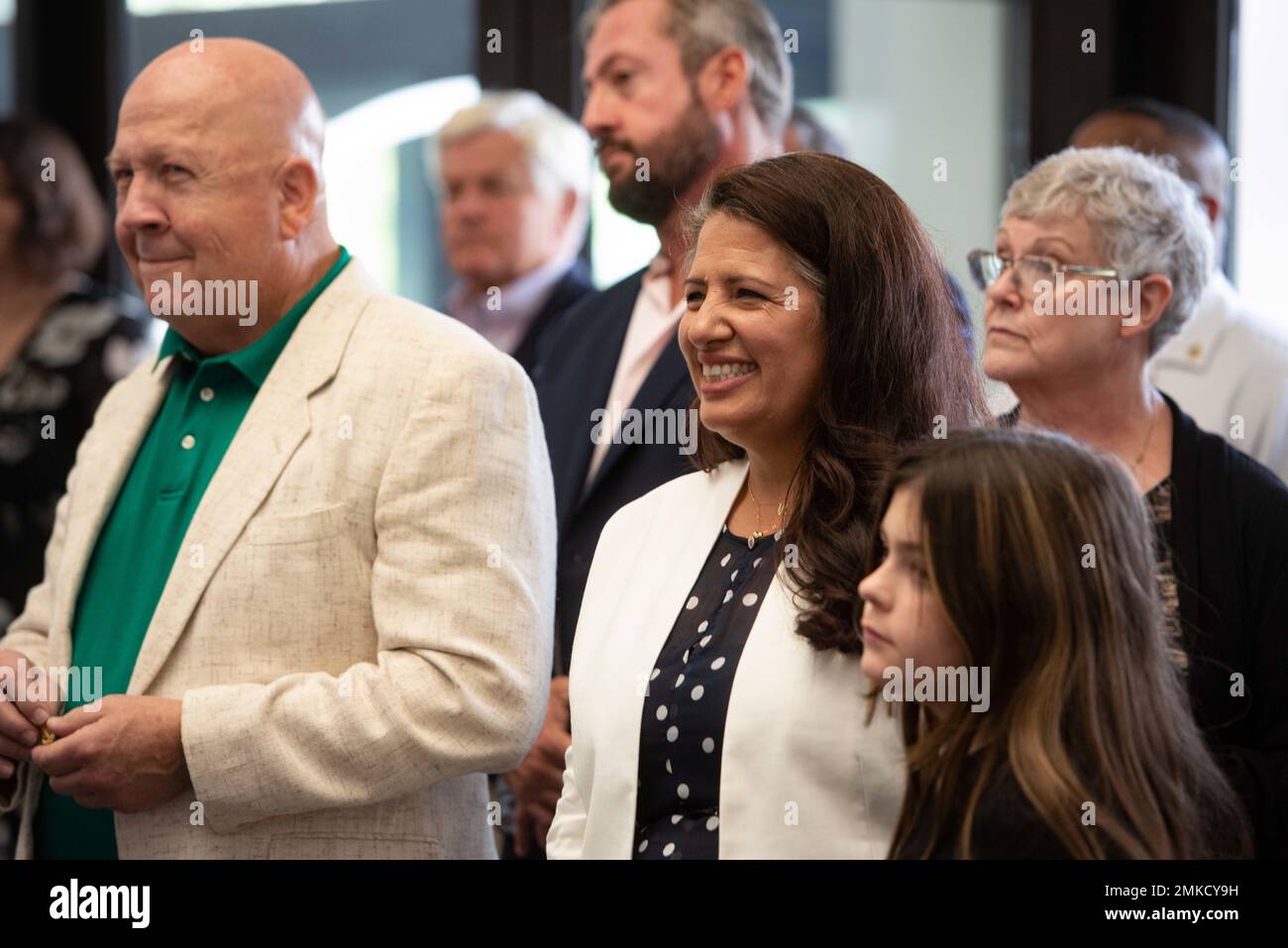 ANNAPOLIS, Md. (Sept. 8, 2022) Evelyn Honea, the wife of Master Chief Petty Officer of the Navy ...