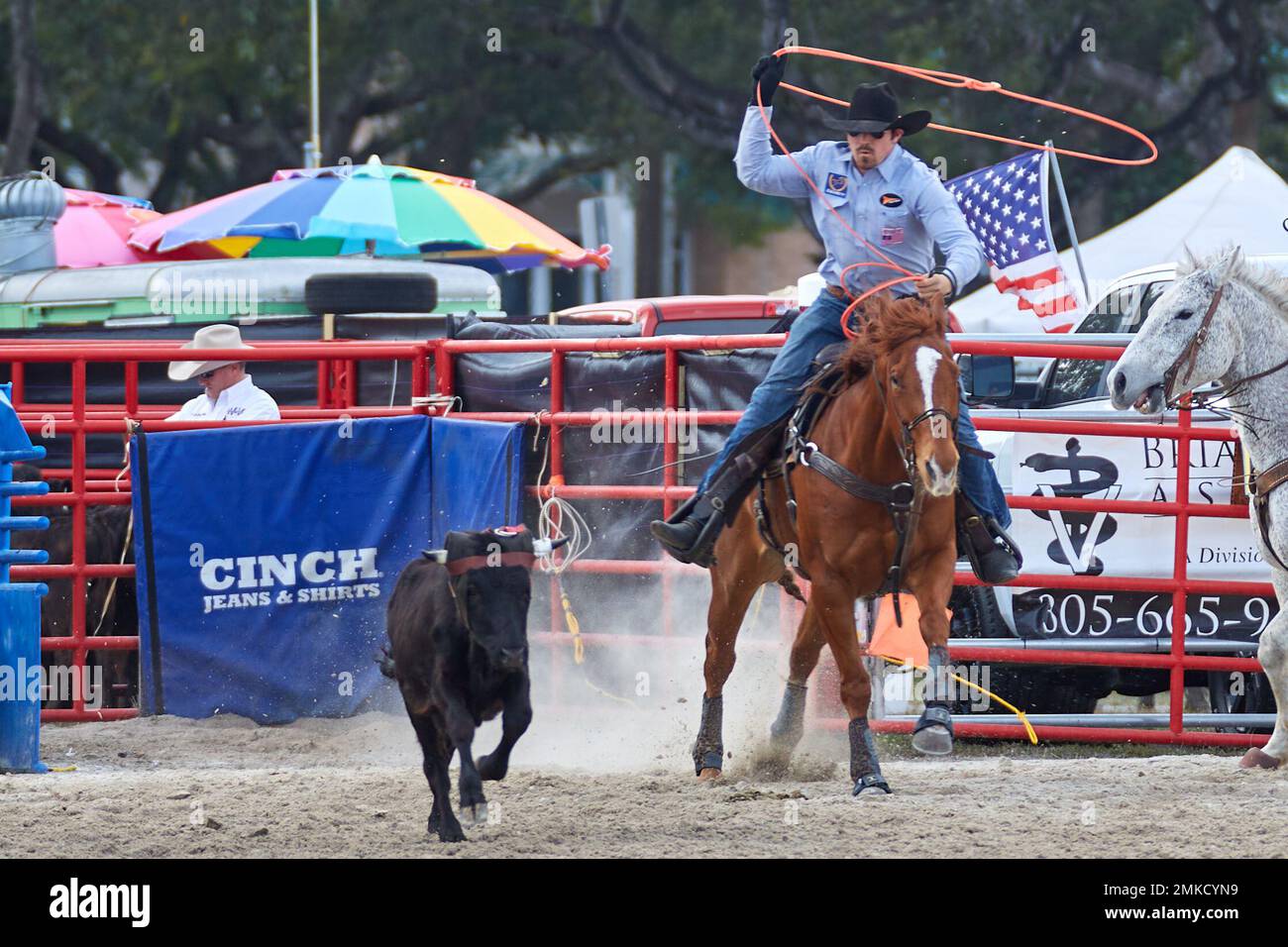 Homestead florida championship rodeo cowboy hi-res stock photography ...