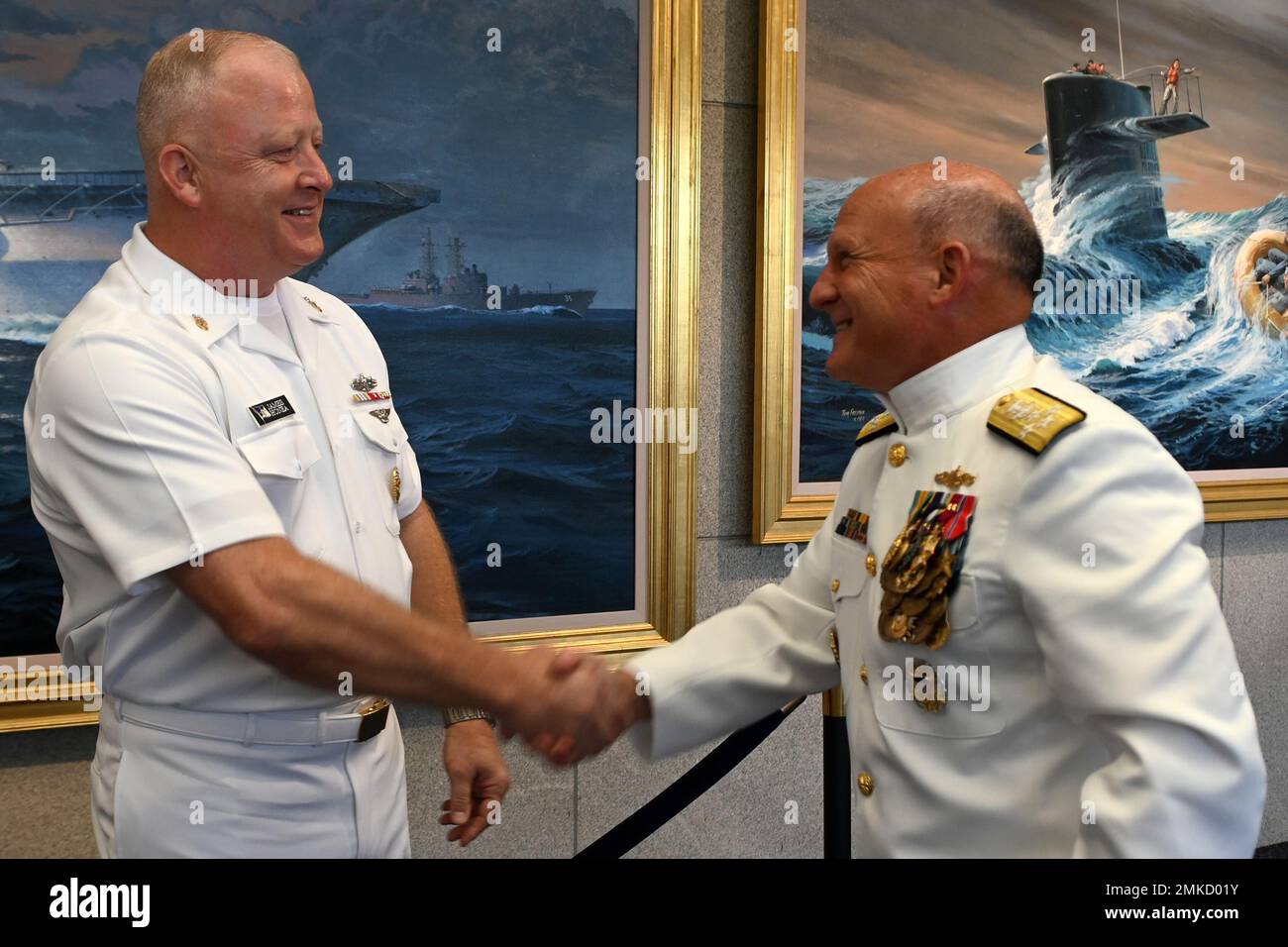 220908-N-UB993-1072 ANNAPOLIS, Md. (Sept. 8, 2022) Master Chief Petty Officer of the Navy James ...