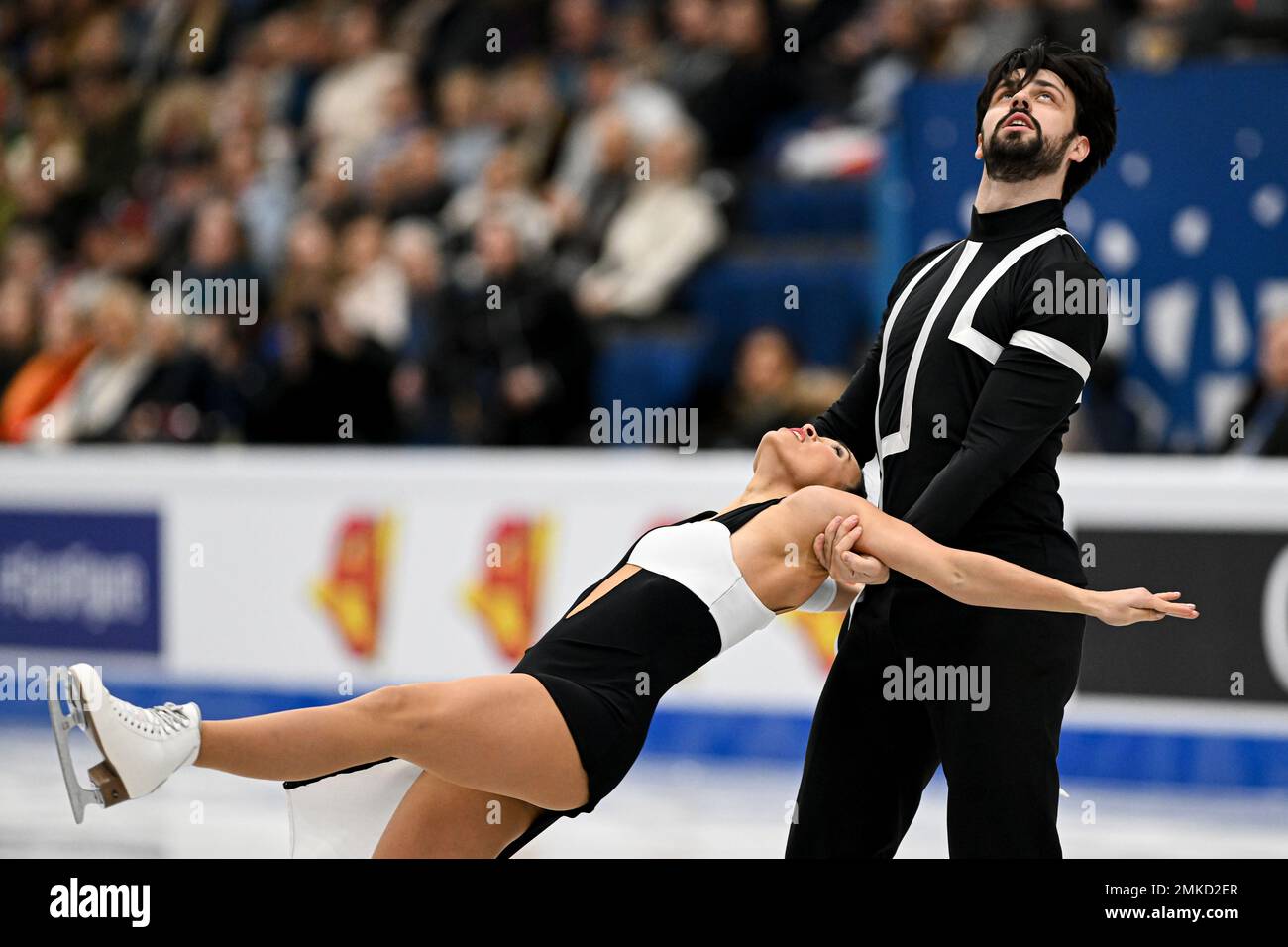 Espoo, Finland. 28th Jan, 2023. Jennifer JANSE van RENSBURG & Benjamin ...