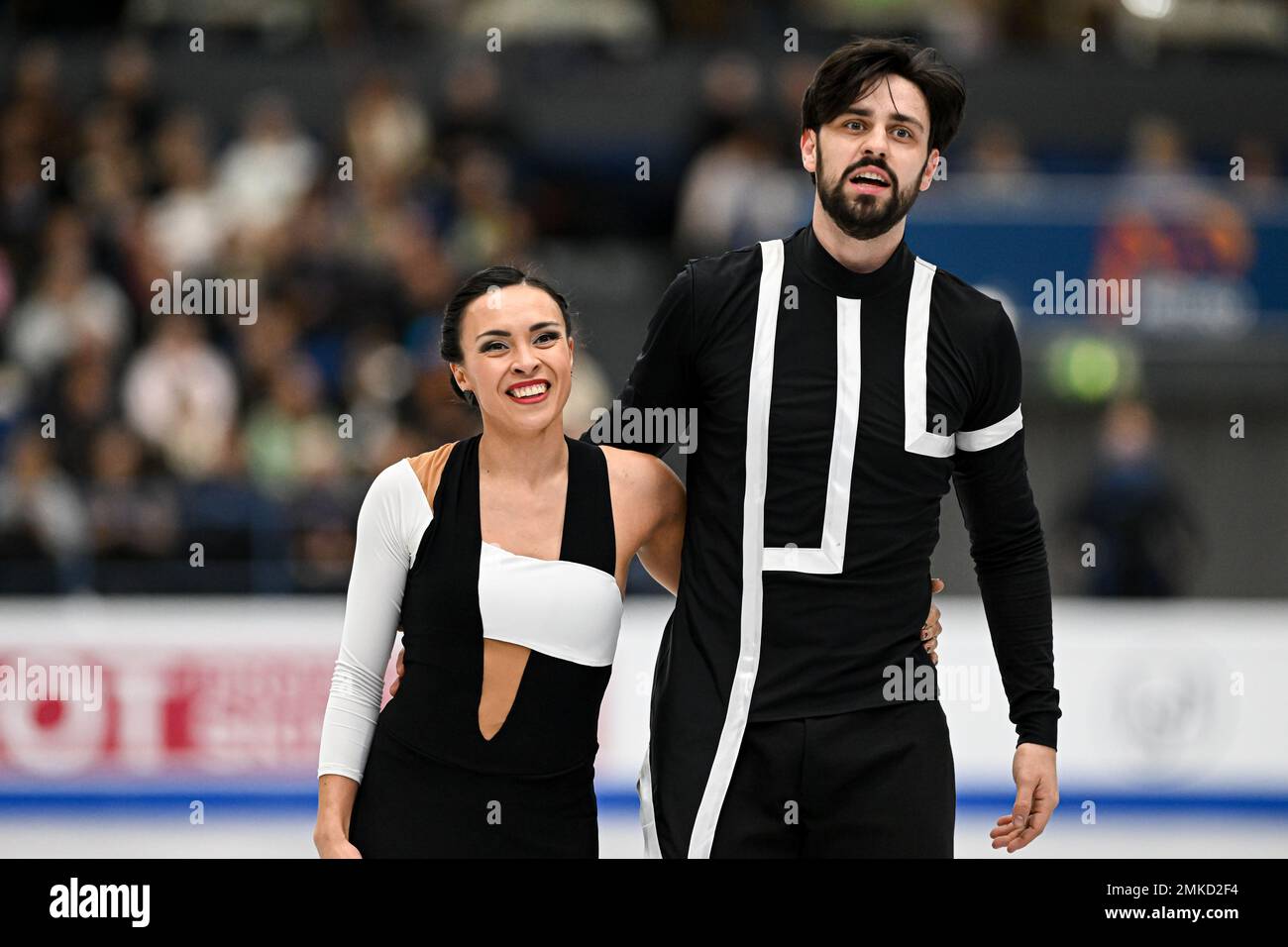 Espoo, Finland. 28th Jan, 2023. Jennifer JANSE van RENSBURG & Benjamin ...