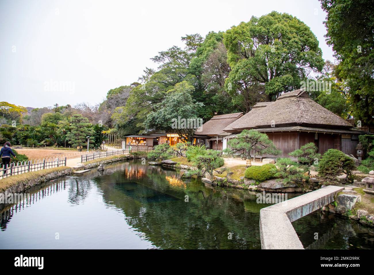Okayama Japan 5th Dec 2022: the view of Korakuen, a Japanese garden ...