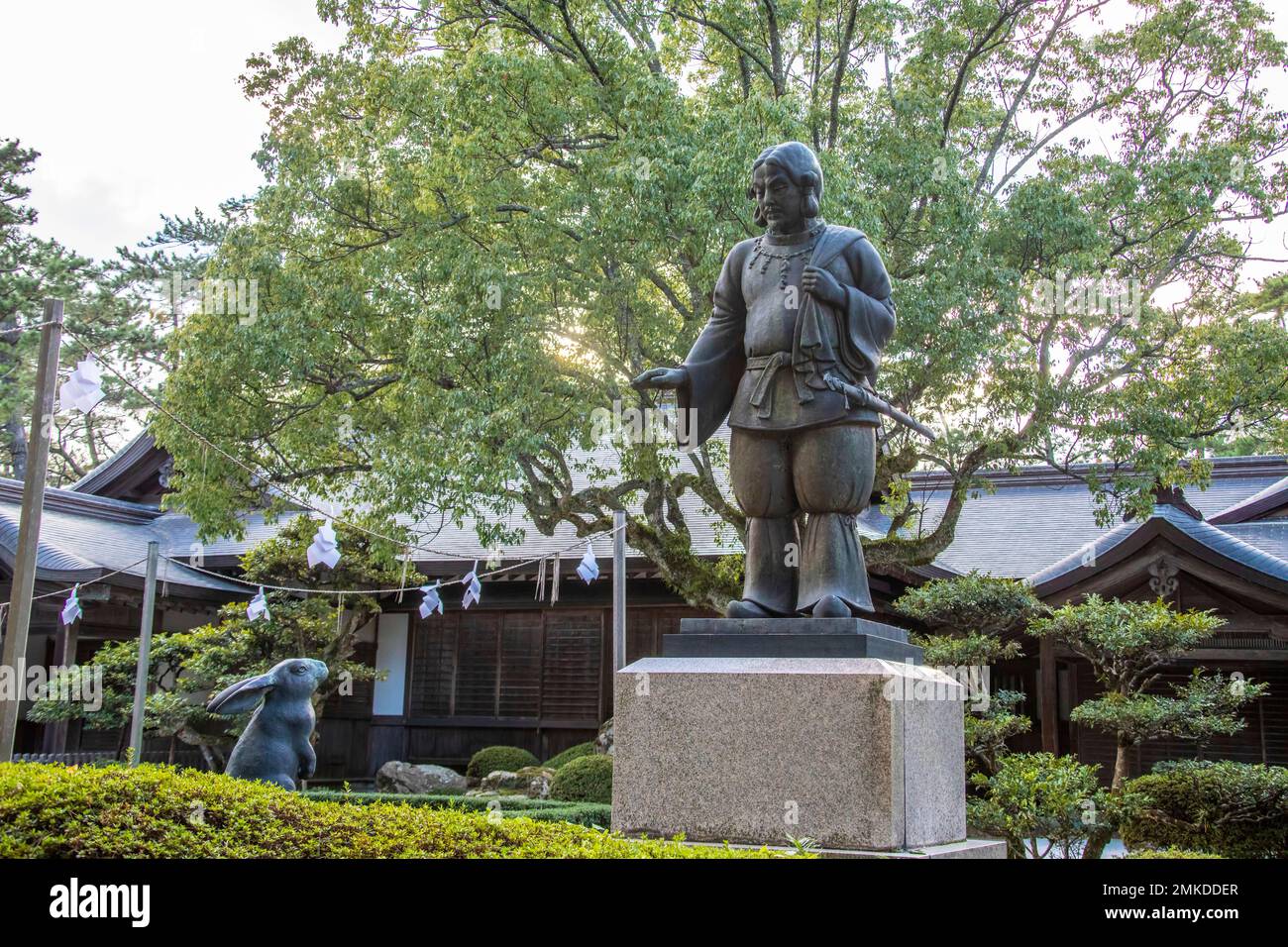 The Hare of Inaba and Ōkuninushi in shrine Izumo-taisha in Izumo. one ...