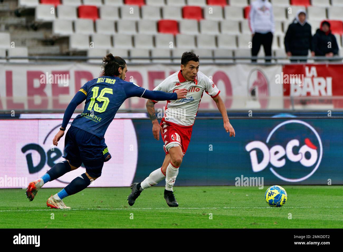 San Nicola stadium, Bari, Italy, January 28, 2023, Ruben Botta (SSC ...