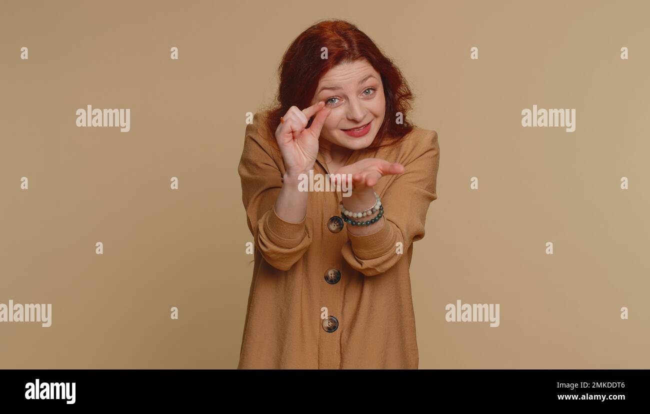 Need some more, please give me. Redhead woman showing a little bit ...