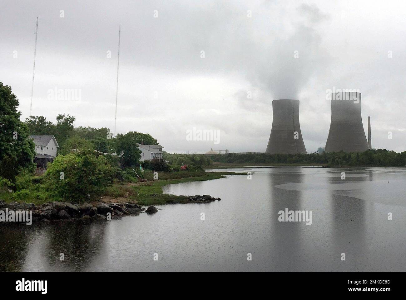 FILE - This May 31, 2017 file photo, shows the Brayton Point Power ...