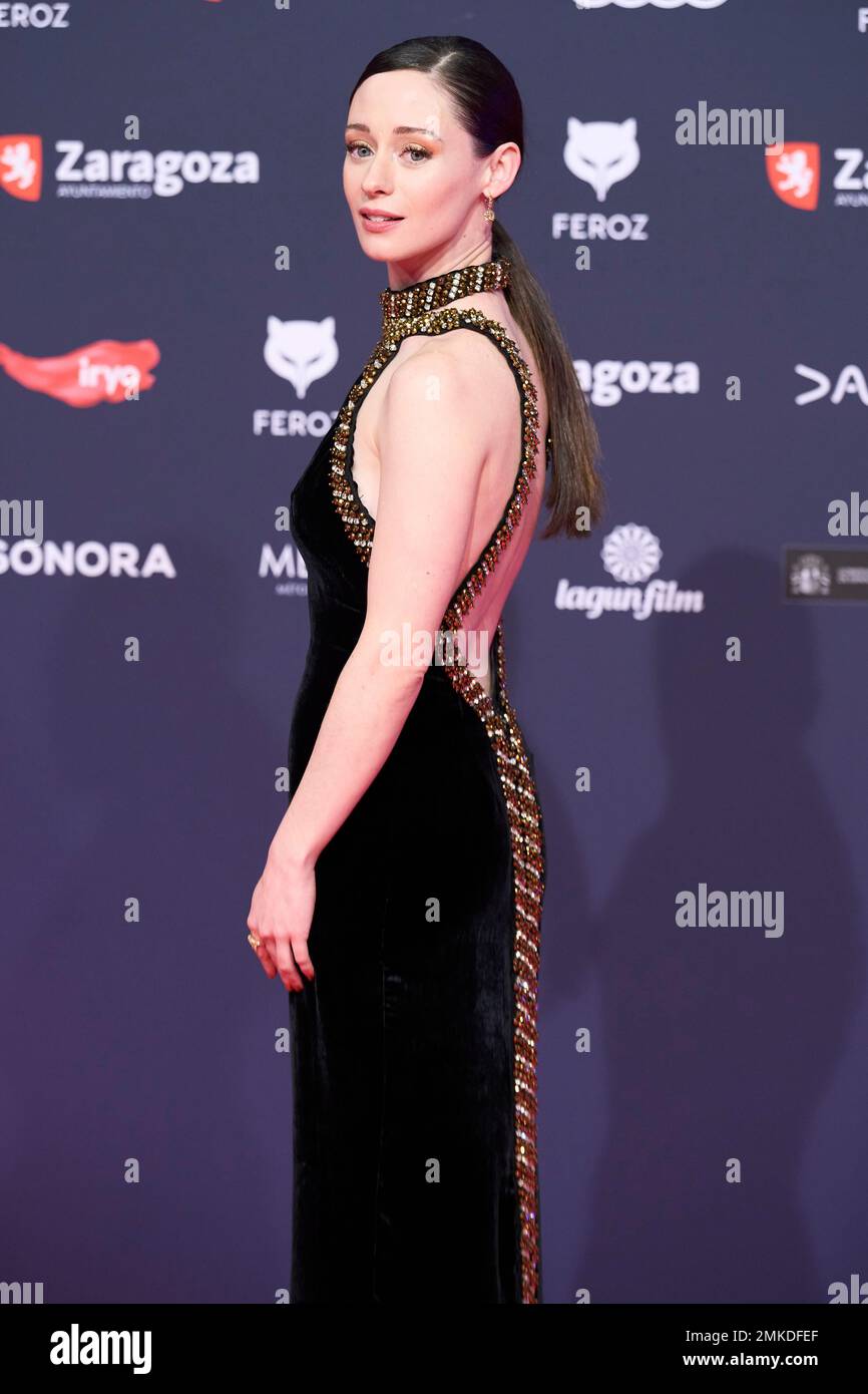 January 28, 2023, Zaragoza, Aragon, Spain: Elena Rivera attends Feroz ...