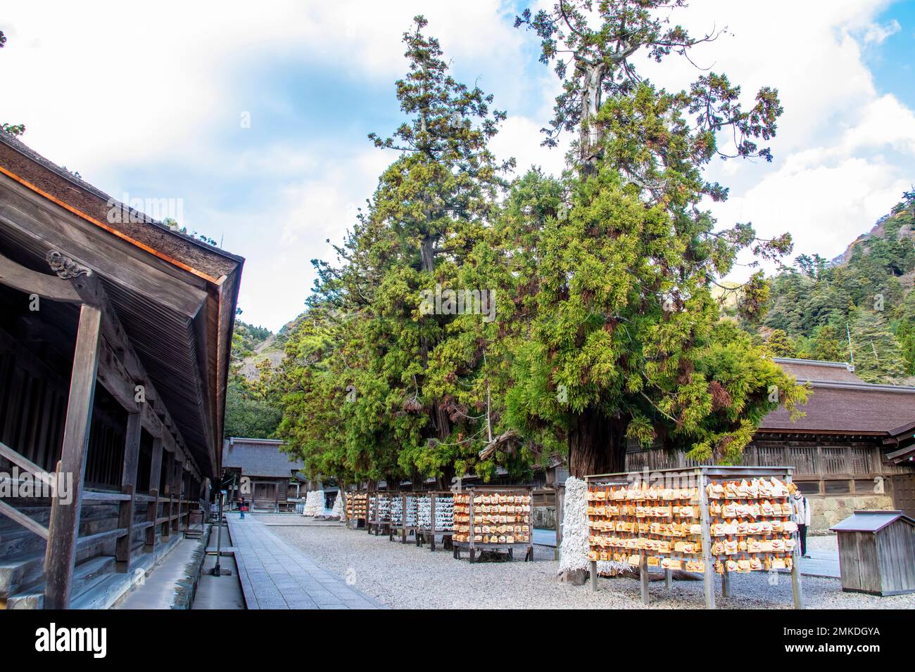 Shimane Japan 2nd Dec 2022: the Ema (Shinto) wall in shrine Izumo ...