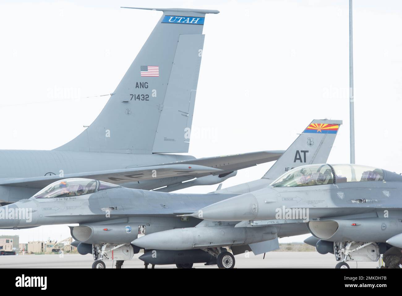 An F-16 Fighting Falcon from the Air Force Reserve Command Test Center ...