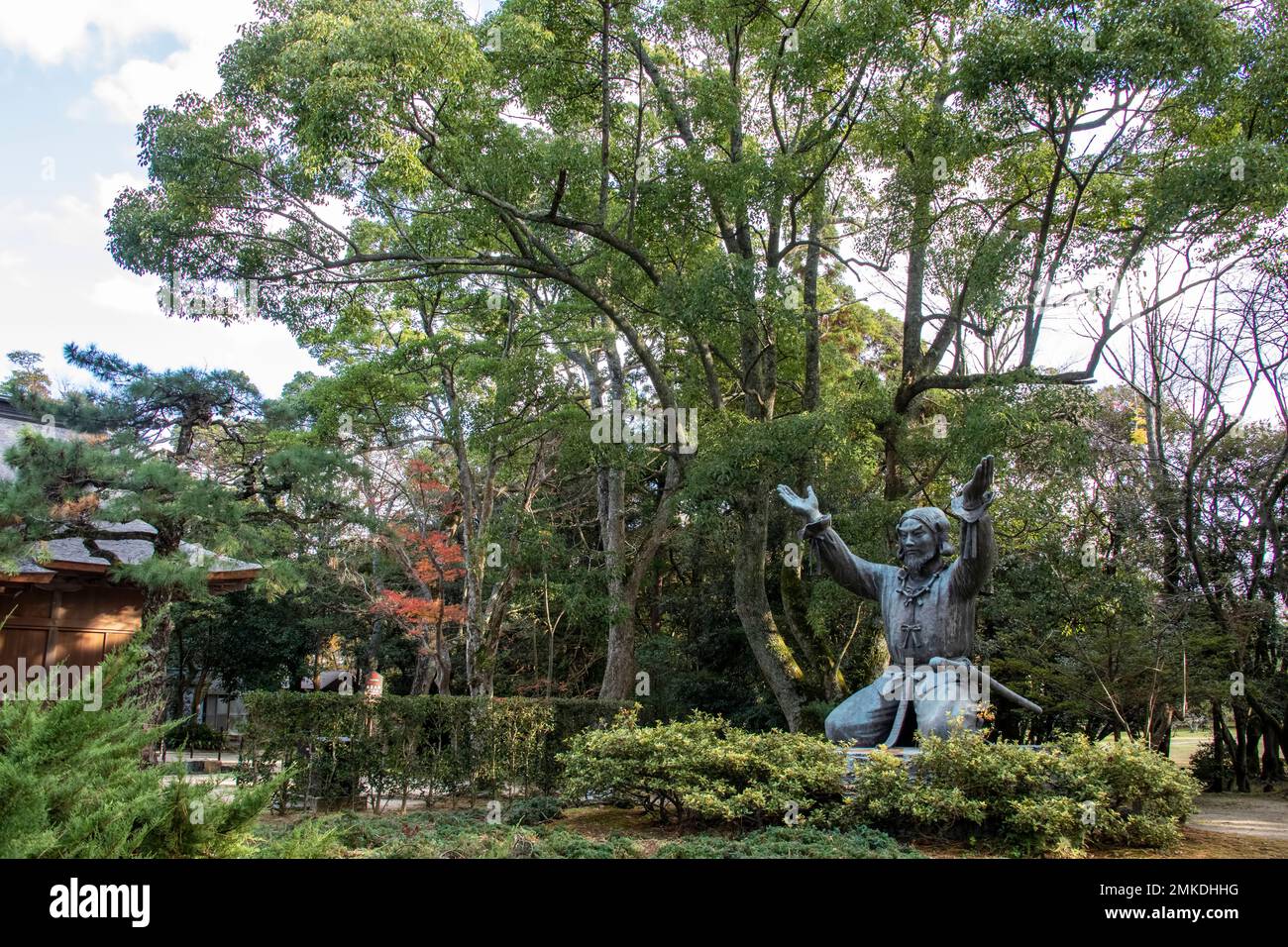 Shimane Japan 2nd Dec 2022: The statue of Okuninushi no Okami in shrine ...