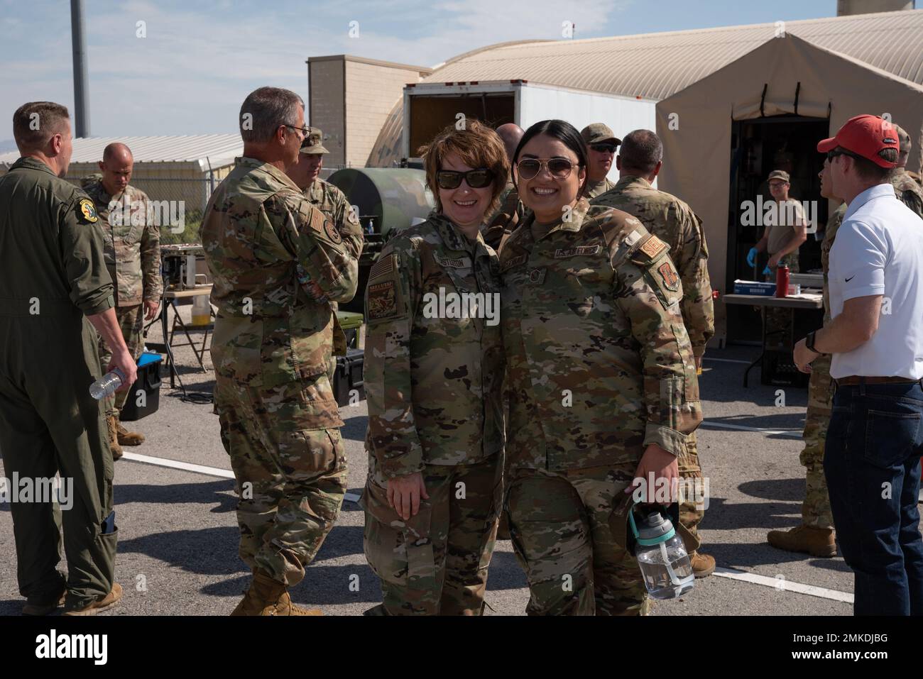 Command Chief Master Sgt. Martha Castleton and Chief Master Sgt ...