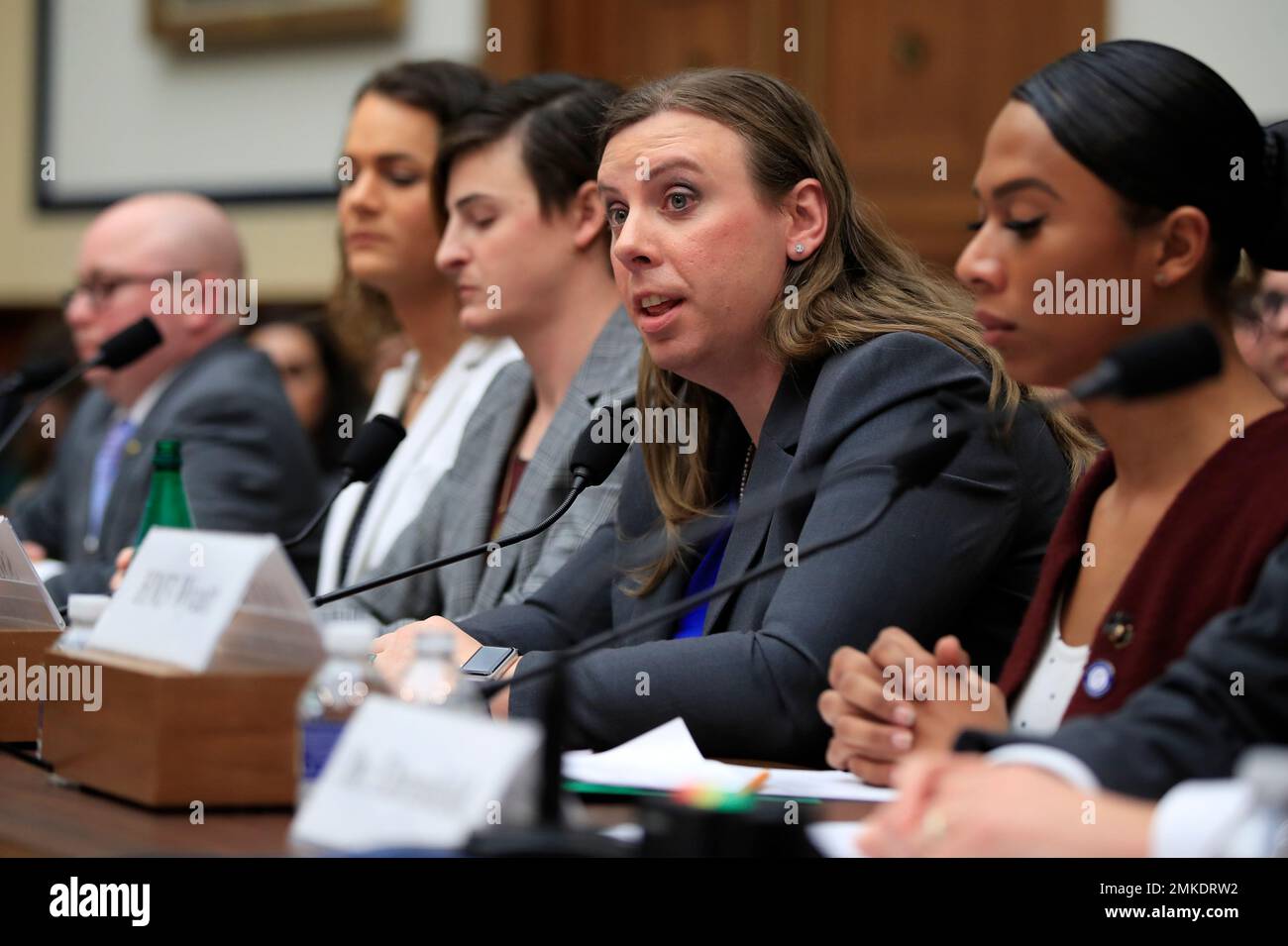 Army Staff Sgt. Patricia King, second from right, together with other ...
