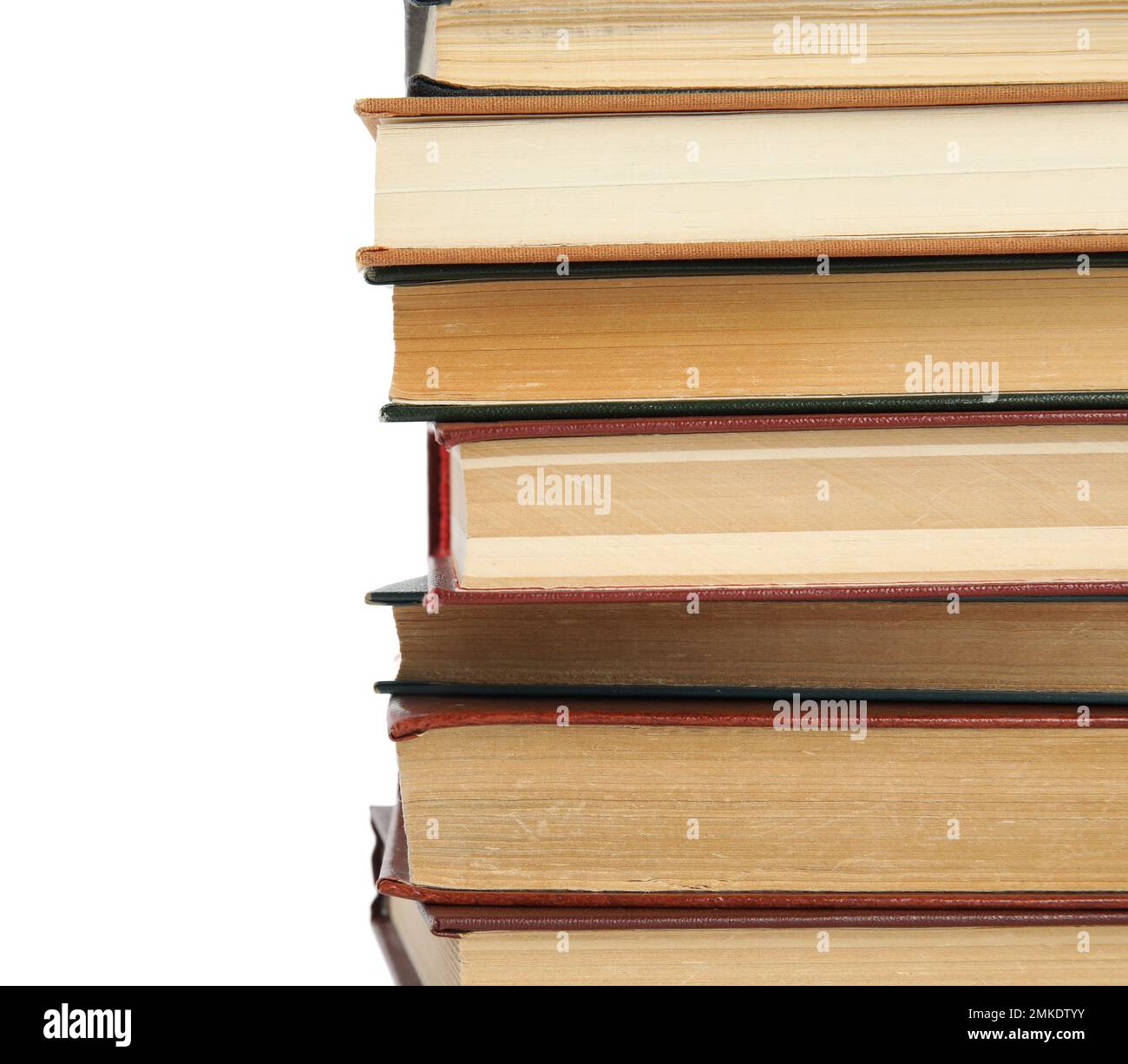 Collection of different books isolated on white Stock Photo - Alamy