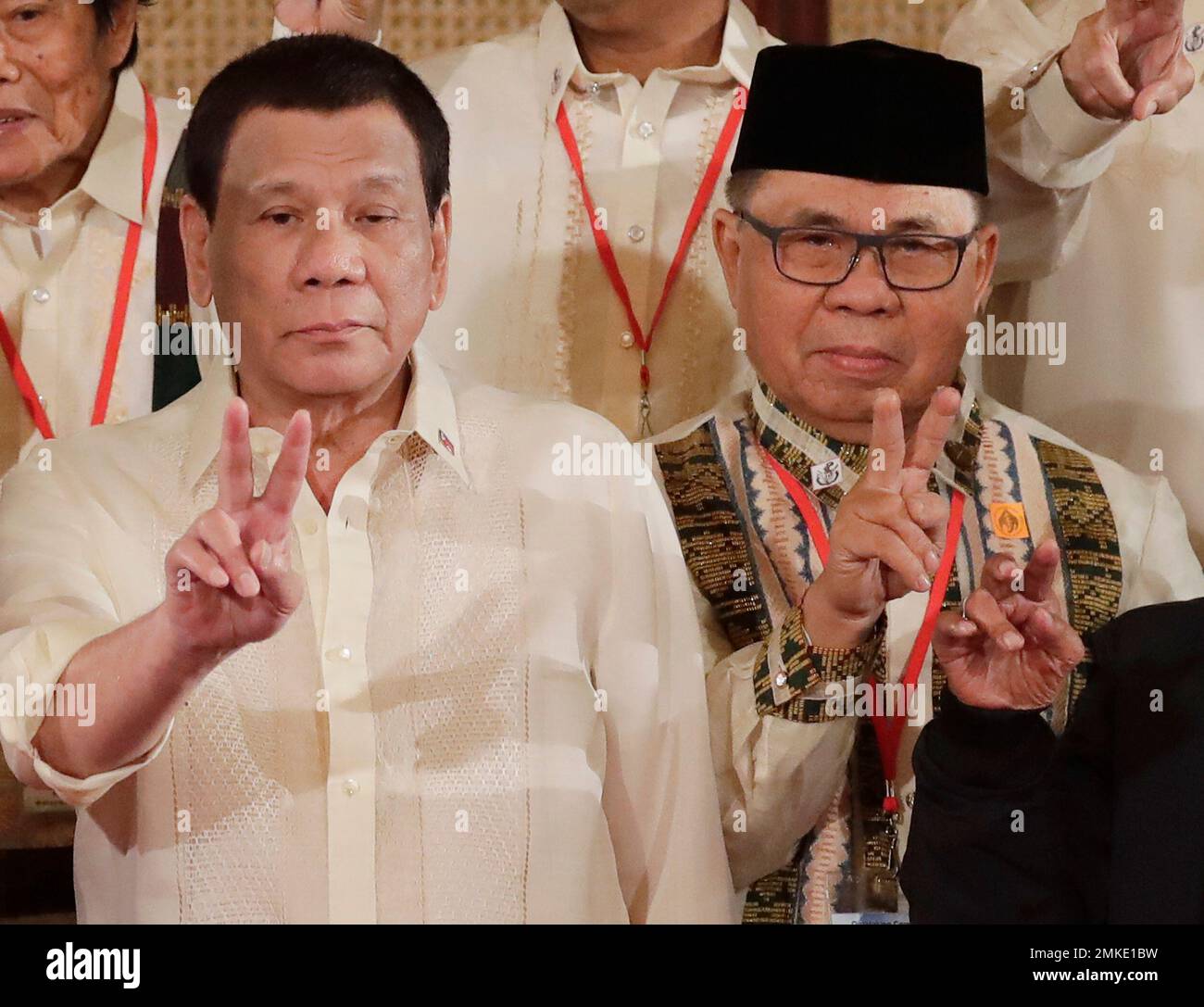 FILE - In this Friday, Feb. 22, 2019, file photo, Moro Islamic ...