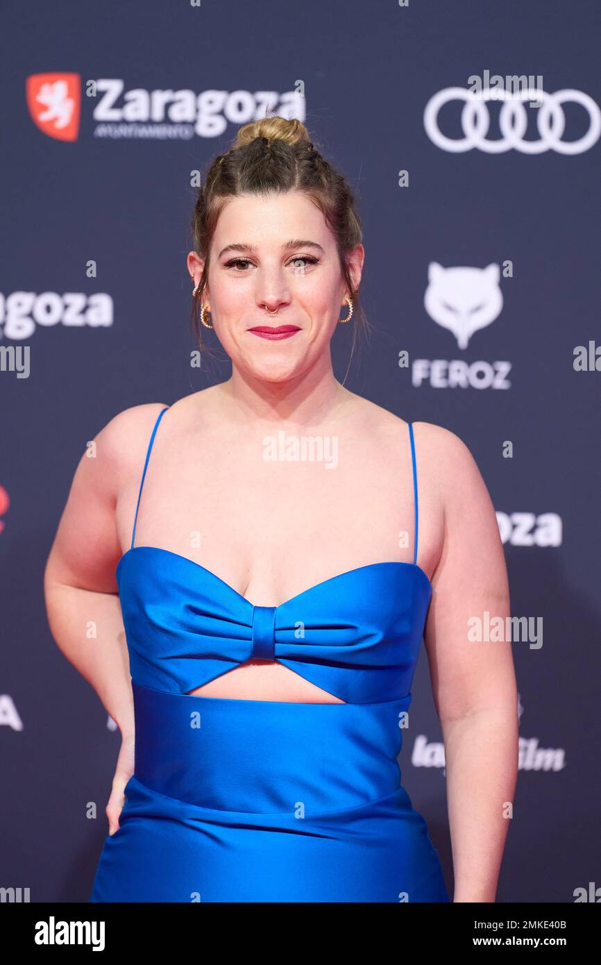 January 28, 2023, Zaragoza, Aragon, Spain: Angela Cervantes attends ...