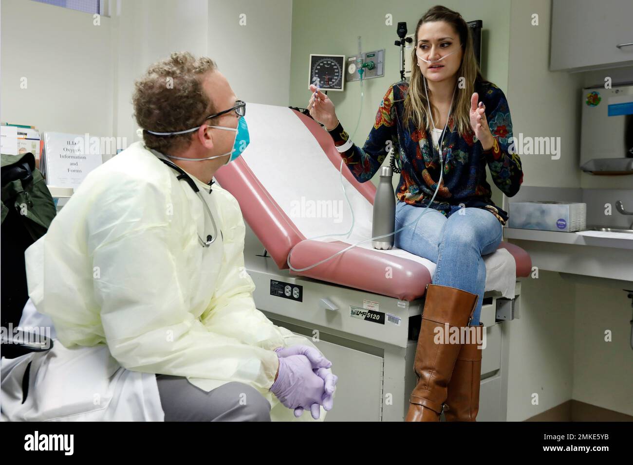 Yale pulmonary and critical care physician Dr. Jon Koff, talks with ...