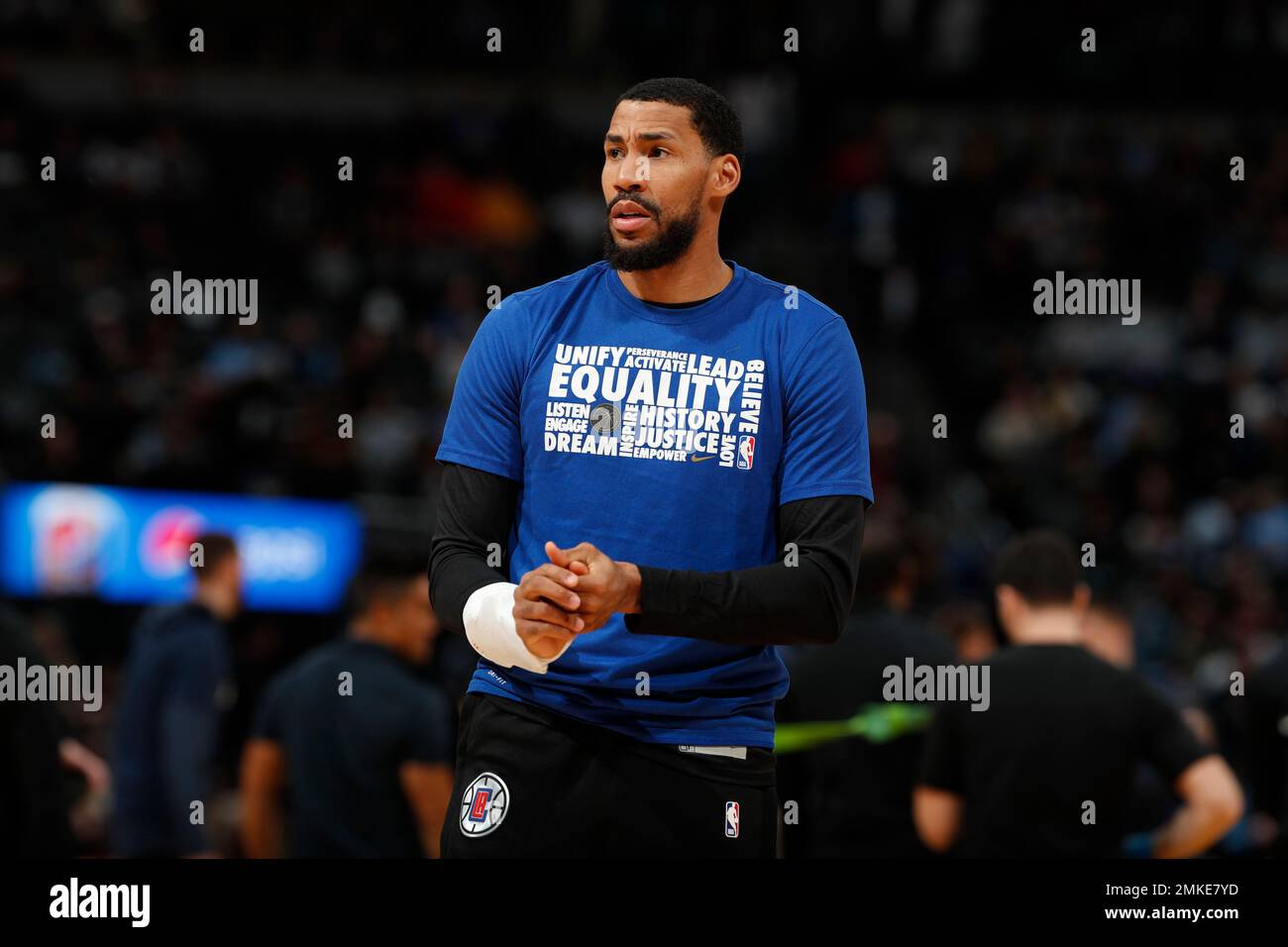 Los Angeles Clippers guard Garrett Temple (17) in the first half of an ...