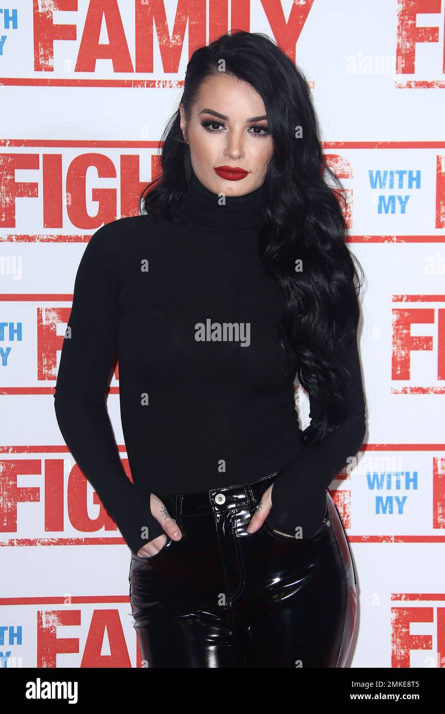 Wrestler Paige Knight poses for photographs upon arrival at the Uk ...