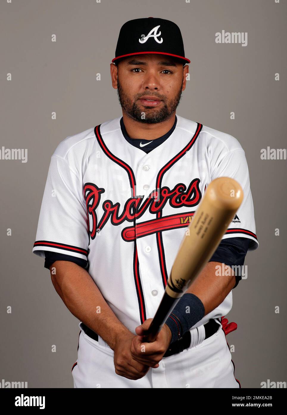 This is a 2019 photo of Andres Blanco of the Atlanta Braves baseball ...