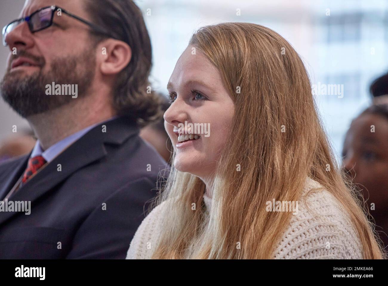 IMAGE DISTRIBUTED FOR SIEMENS - Grissom High School senior Ashley ...