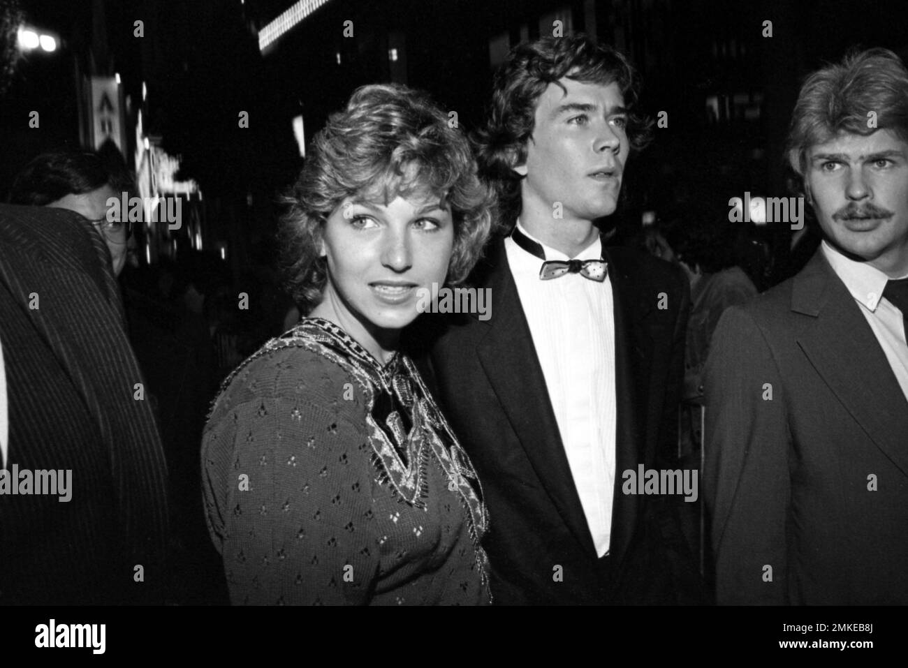 Timothy Hutton and Tatum O'Neal at the premiere of Annie at Mann's ...