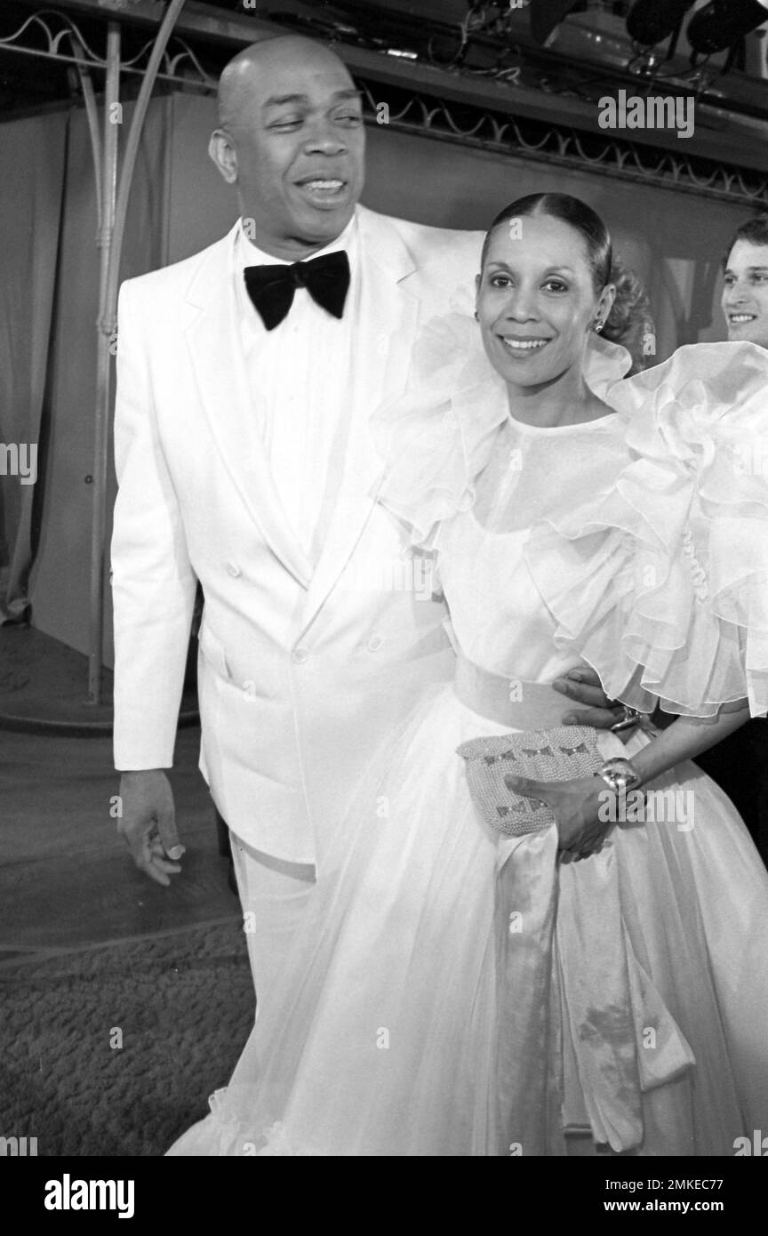 Geoffrey Holder and Carmen de Lavallade at the premiere of Annie at ...