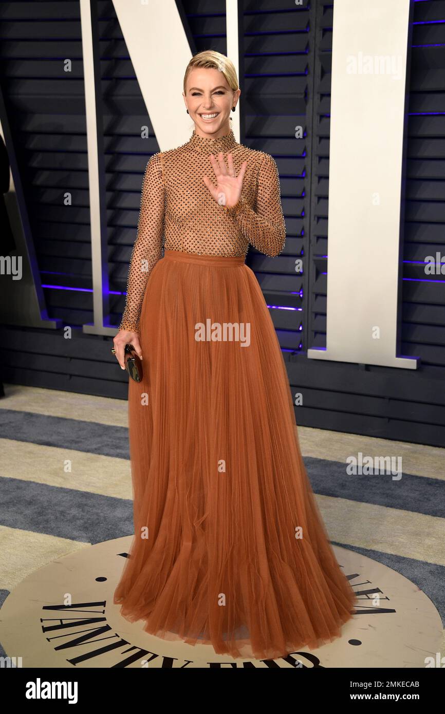 Julianne Hough arrives at the Vanity Fair Oscar Party on Sunday, Feb ...