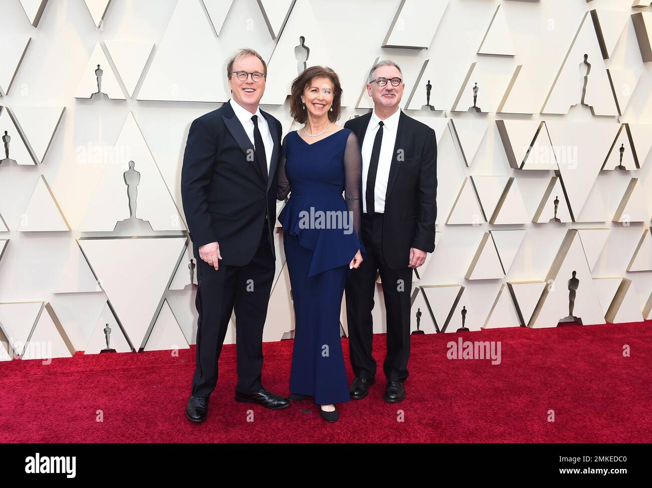 Brad Bird, from left, Nicole Paradis and John Walker arrive at the ...