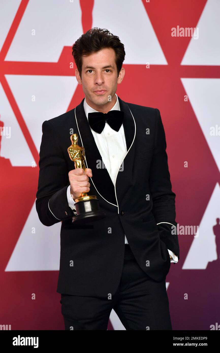 Mark Ronson, winner of the award for best original song for "Shallow ...