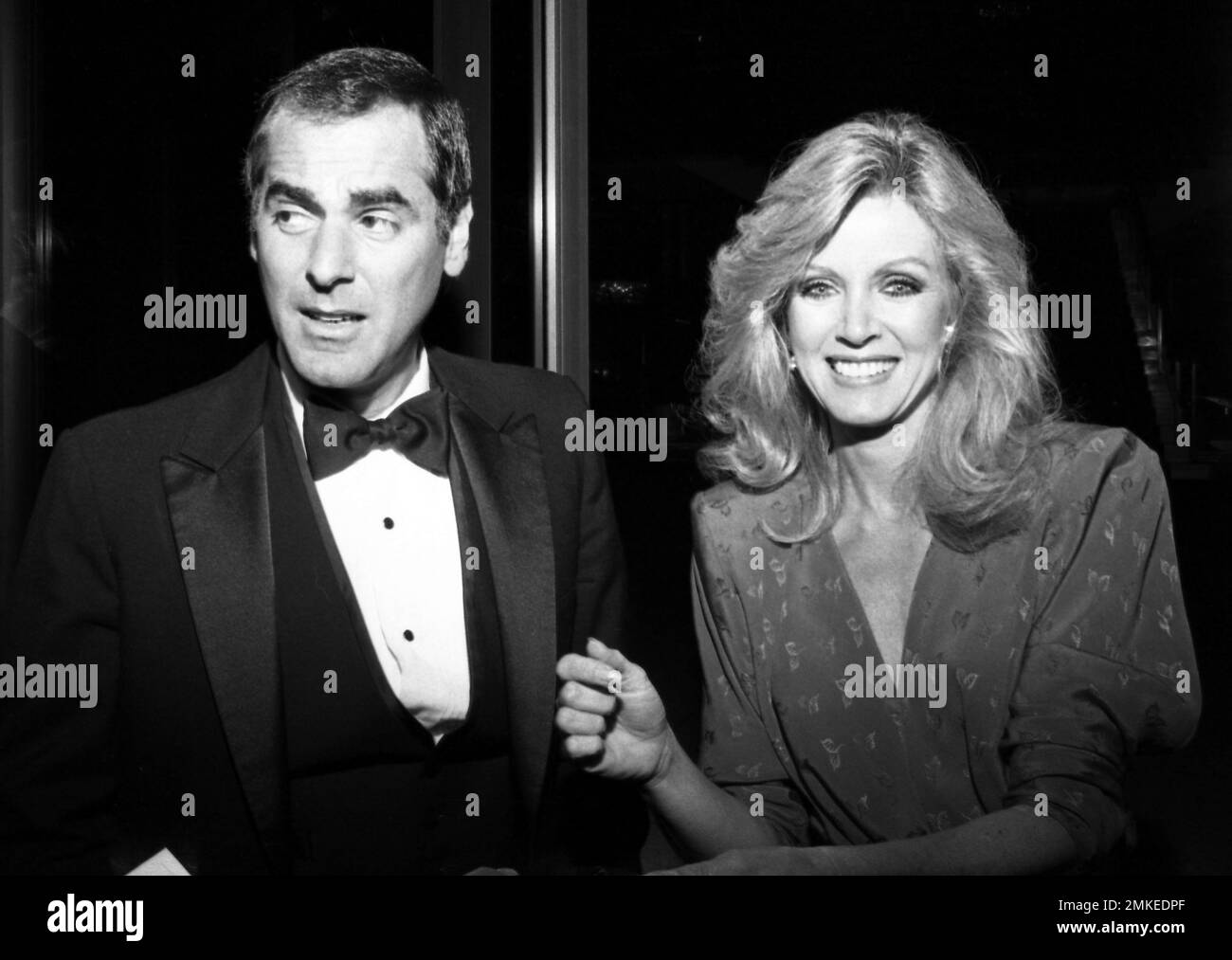 Donna Mills and producer Joel Dean at the Filmex Tribute To Elizabeth ...