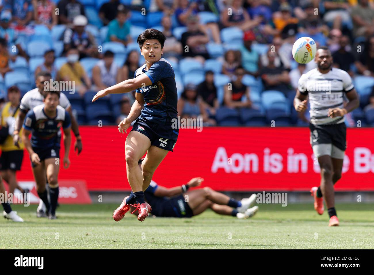 Sydney, Australia. 28th Jan, 2023. Yuto Nakamura of Japan passes the ...