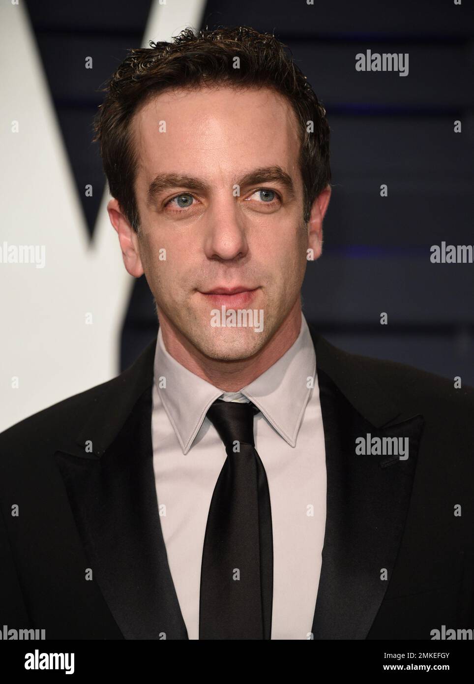 B.J. Novak arrives at the Vanity Fair Oscar Party on Sunday, Feb. 24 ...