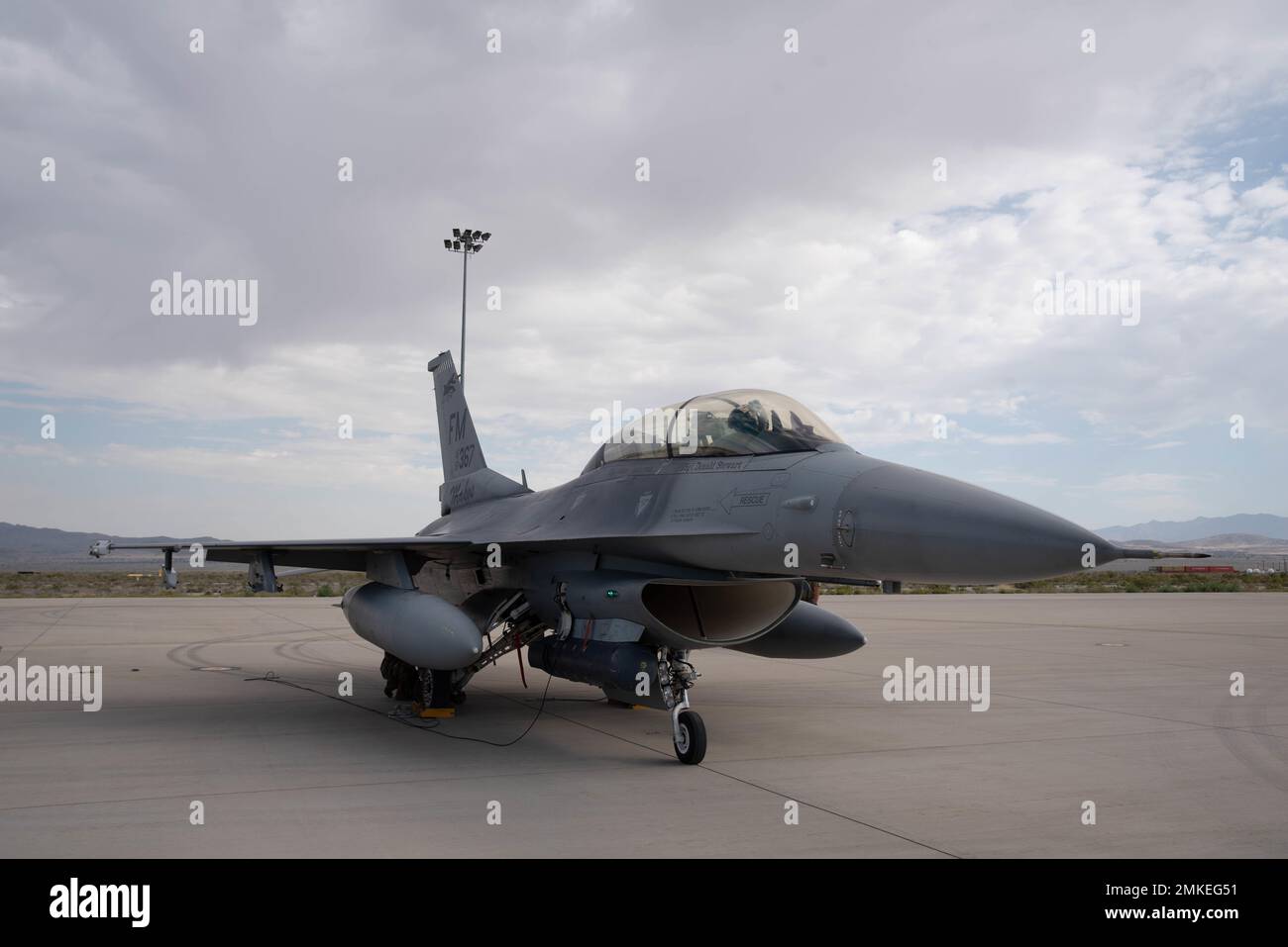An F-16 Fighting Falcon from the Air Force Reserve Command Test Center ...