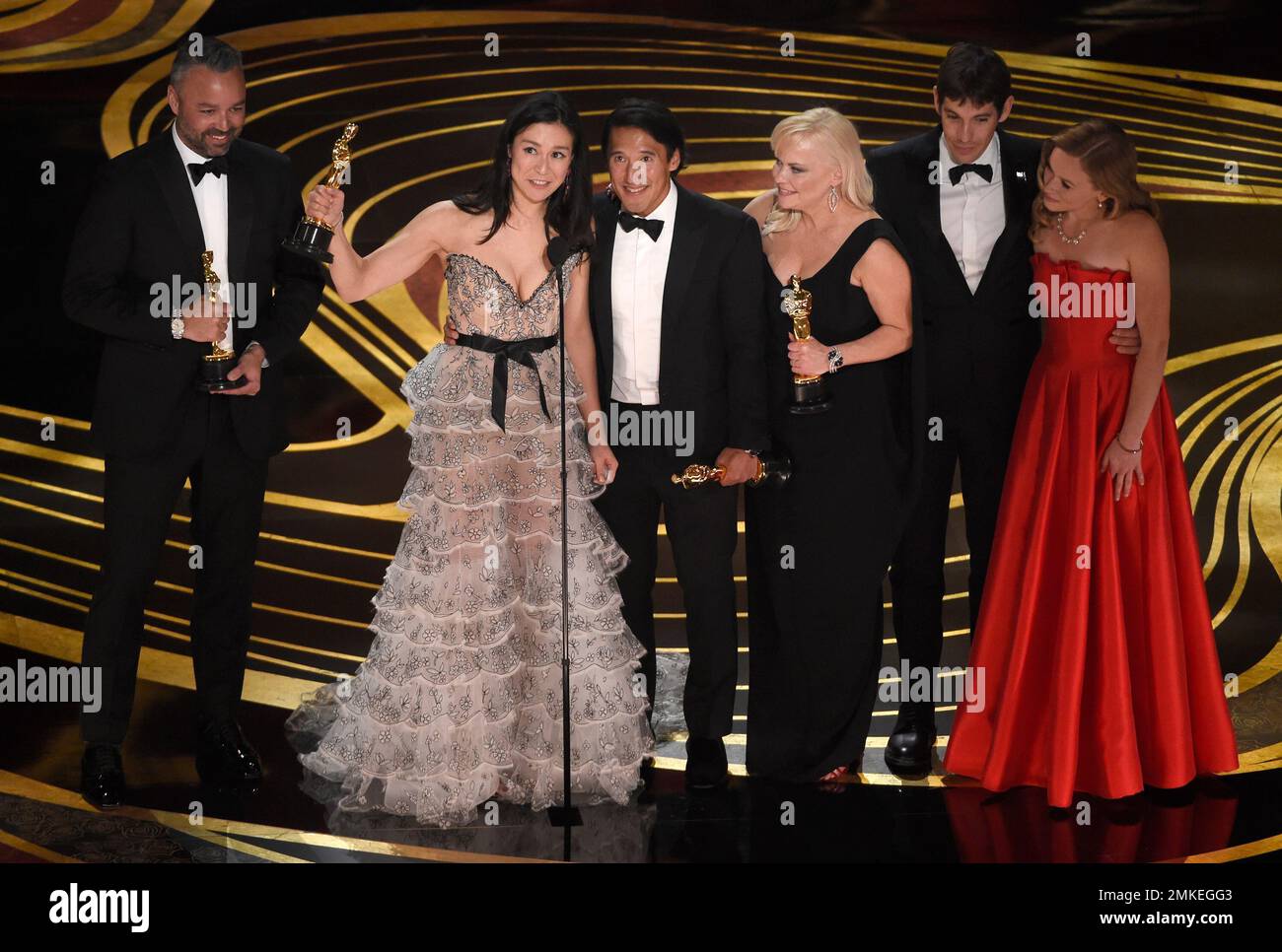 Evan Hayes, from left, Elizabeth Chai Vasarhelyi, Jimmy Chin, Shannon ...