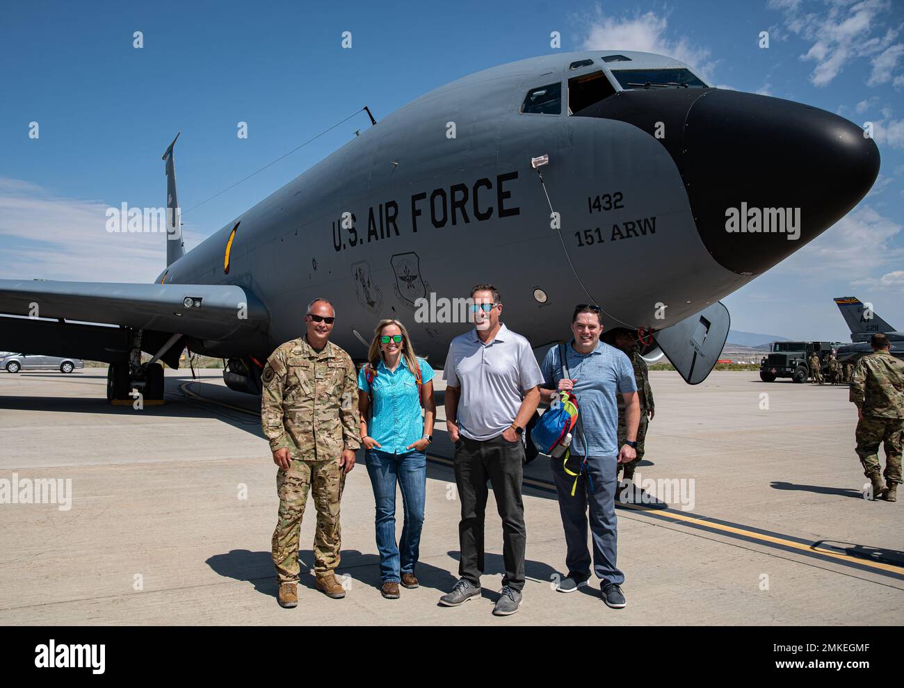 From left to right: On Sept. 8, 2022, Brig. Gen. Daniel Boyack ...
