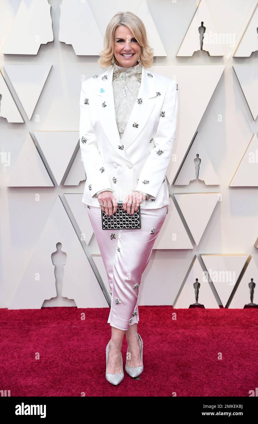 Sarah Kate Ellis arrives at the Oscars on Sunday, Feb. 24, 2019, at the ...