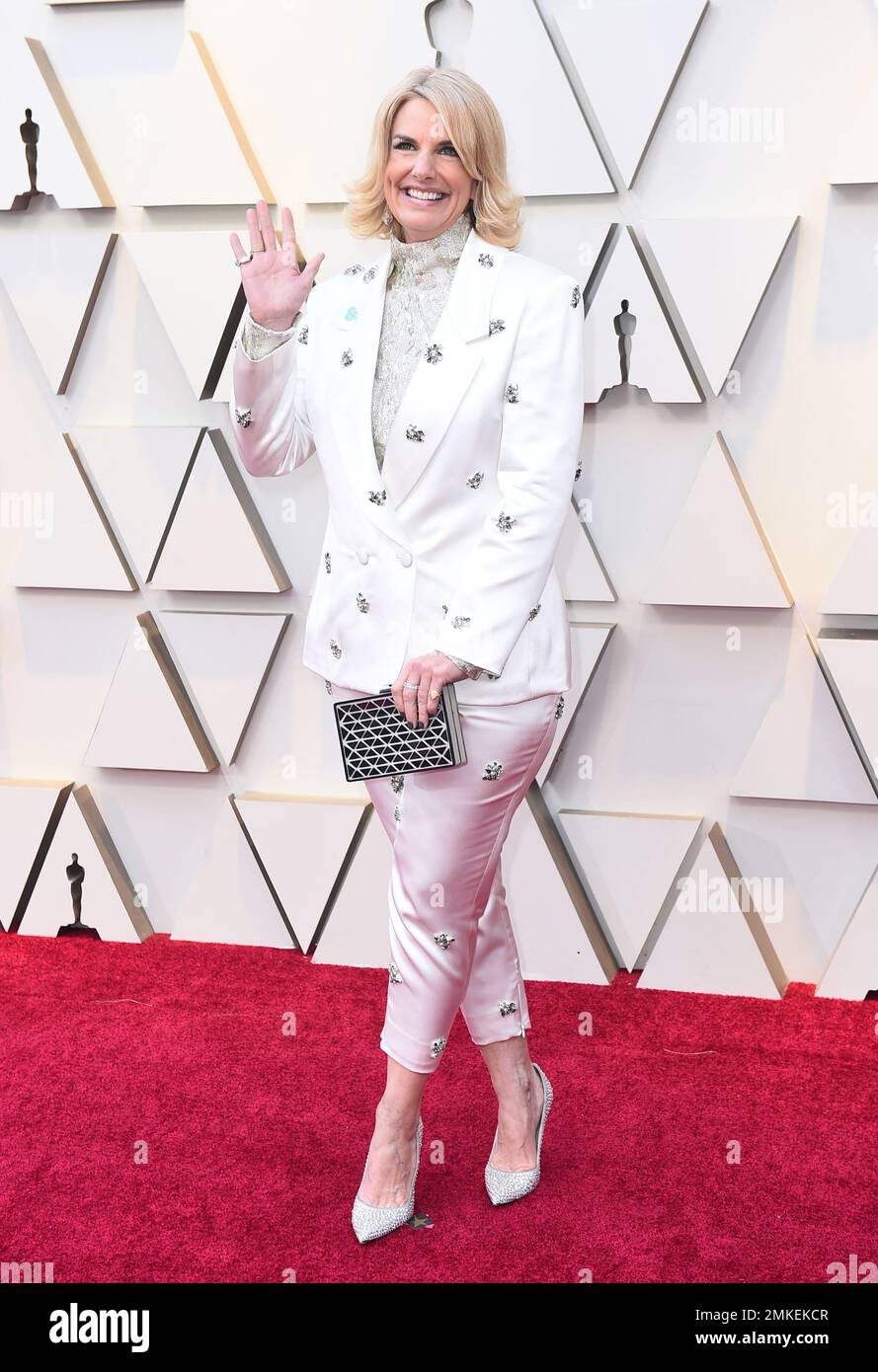 Sarah Kate Ellis arrives at the Oscars on Sunday, Feb. 24, 2019, at the ...