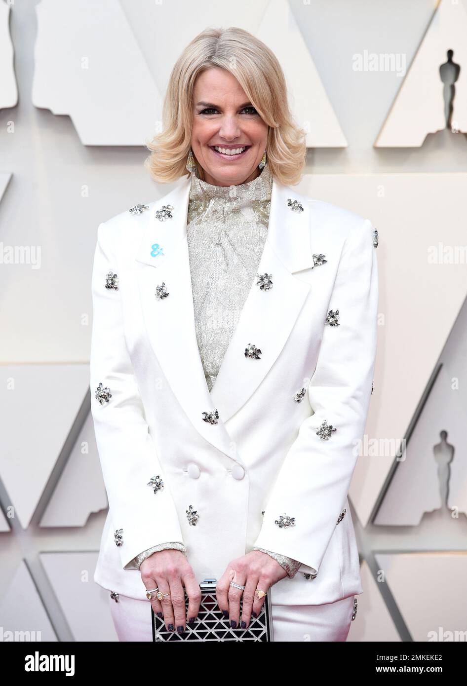 Sarah Kate Ellis arrives at the Oscars on Sunday, Feb. 24, 2019, at the ...
