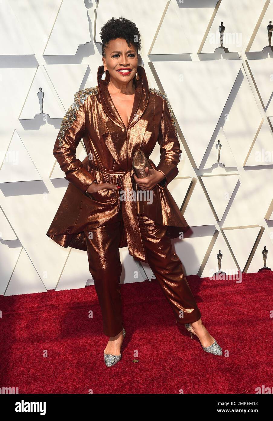 Jenifer Lewis arrives at the Oscars on Sunday, Feb. 24, 2019, at the ...