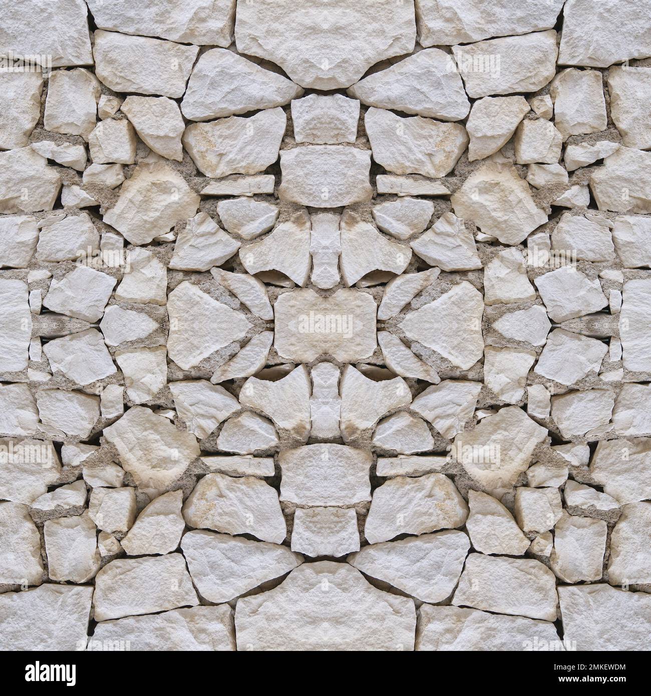 Stone fence wall texture, panoramic garden stonewall, limestone ...