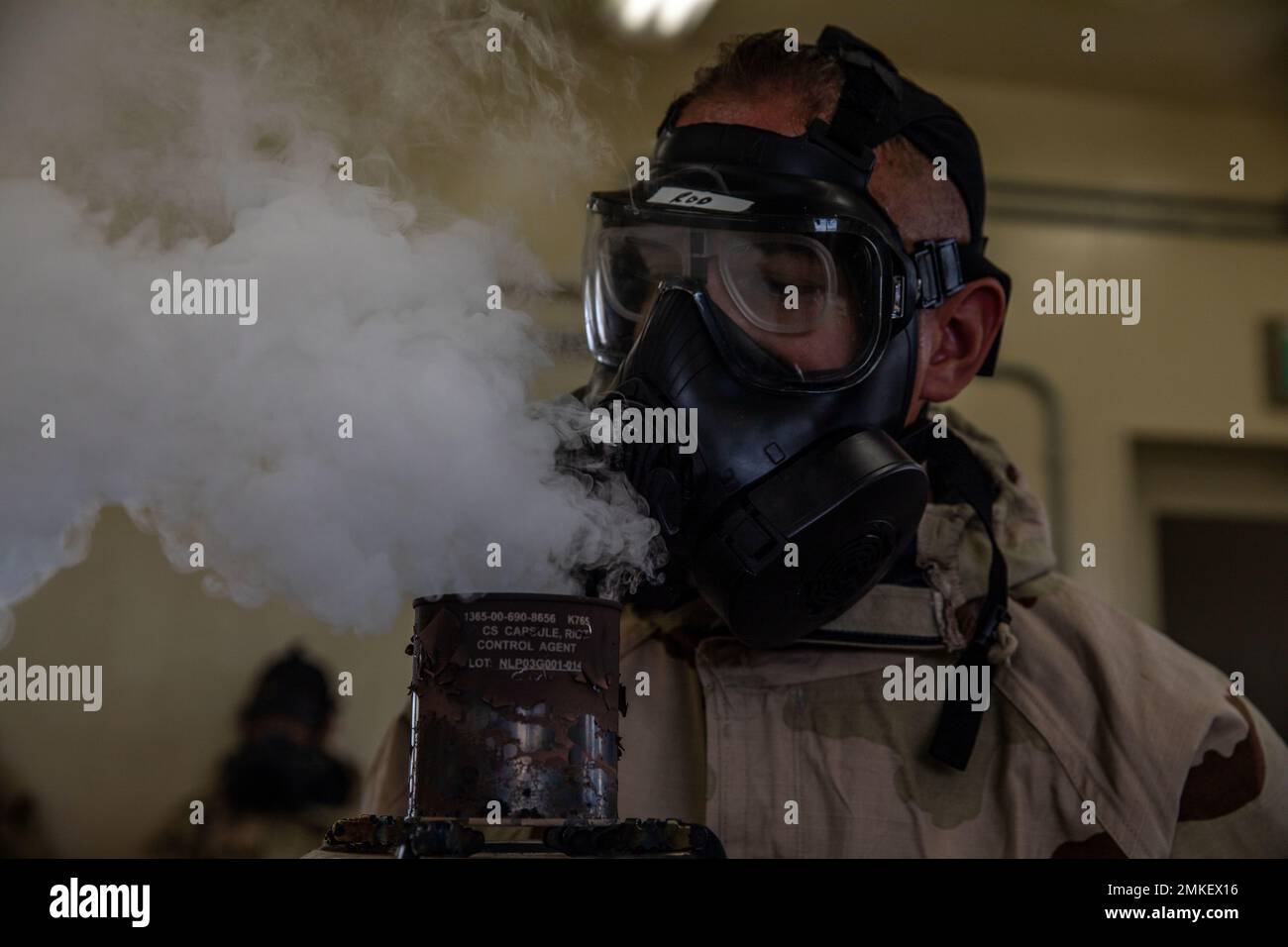 U.S. Marine Corps Cpl. Joseph Rodriguez a chemical, biological ...