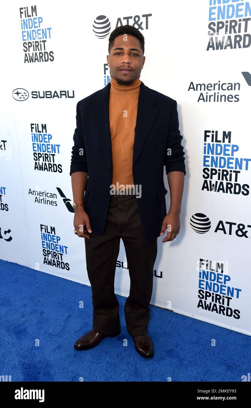 Christian Malheiros arrives at the 34th Film Independent Spirit Awards ...