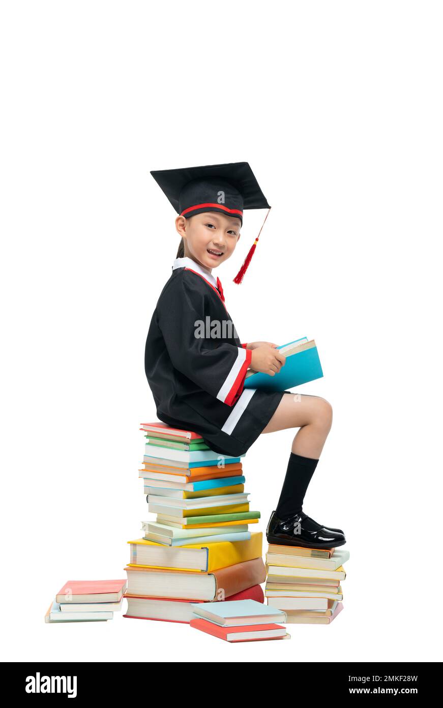 With a doctorial hat girl Stock Photo - Alamy