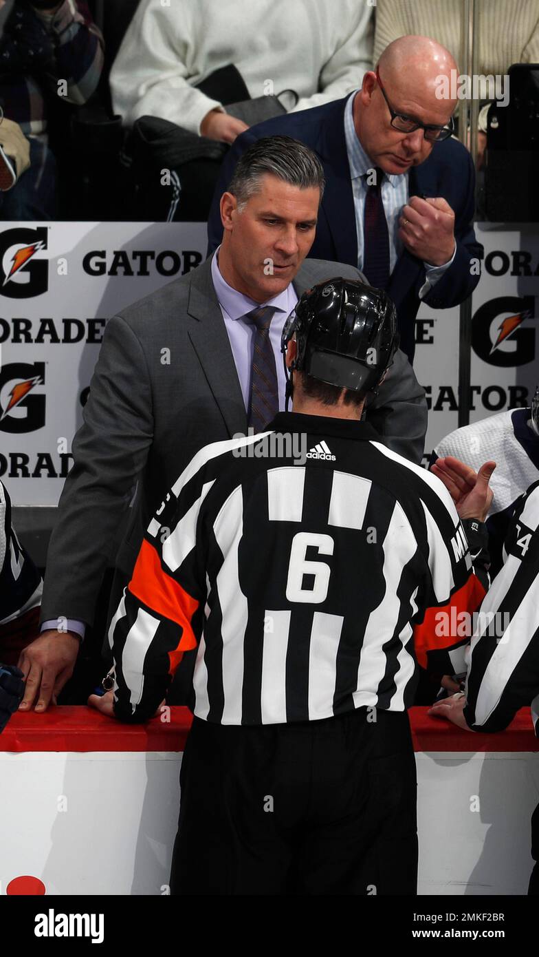 Colorado Avalanche head coach Jared Bednar in the third period of an ...