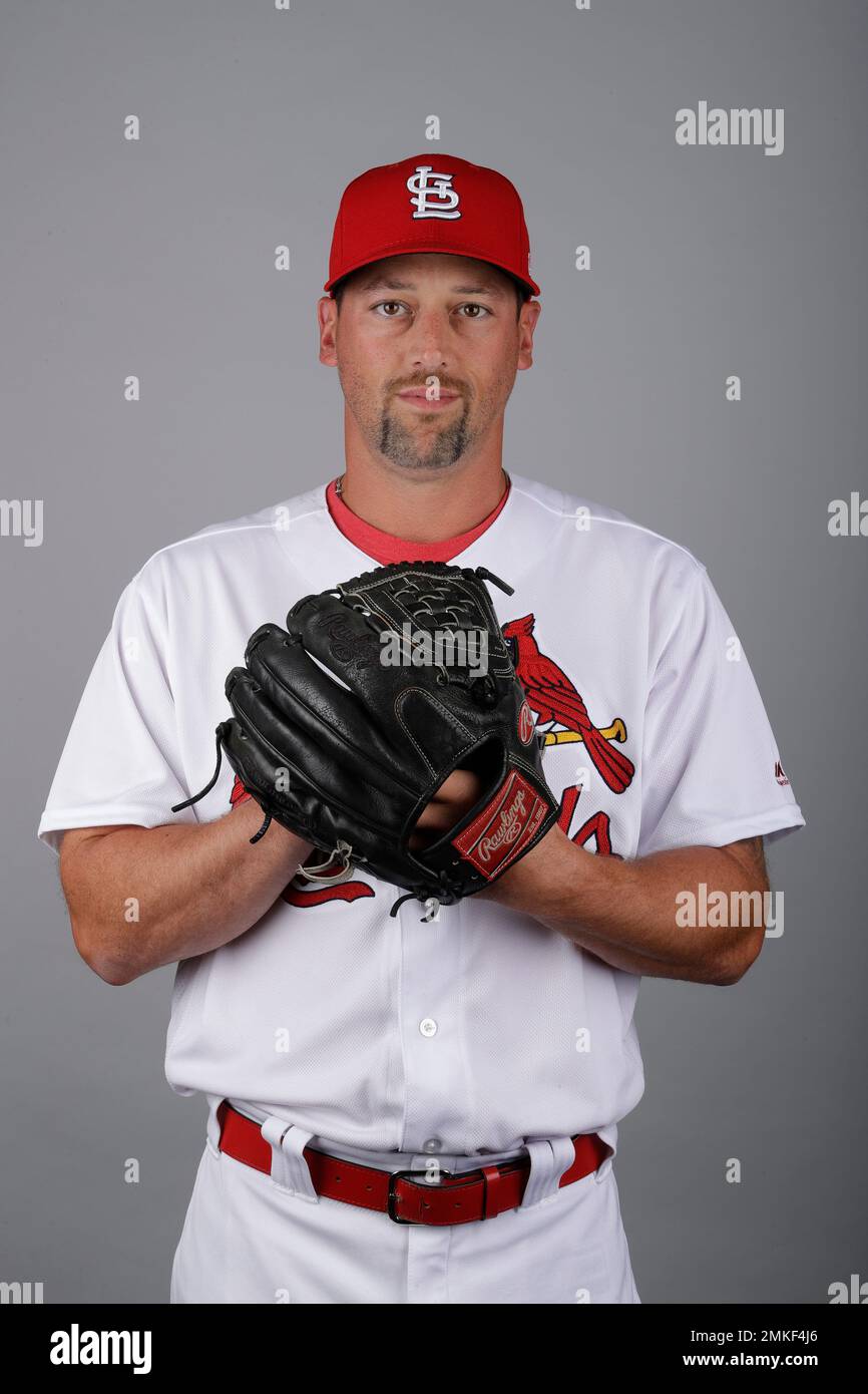 This is a 2019 photo of Luke Gregerson of the St. Louis Cardinals ...